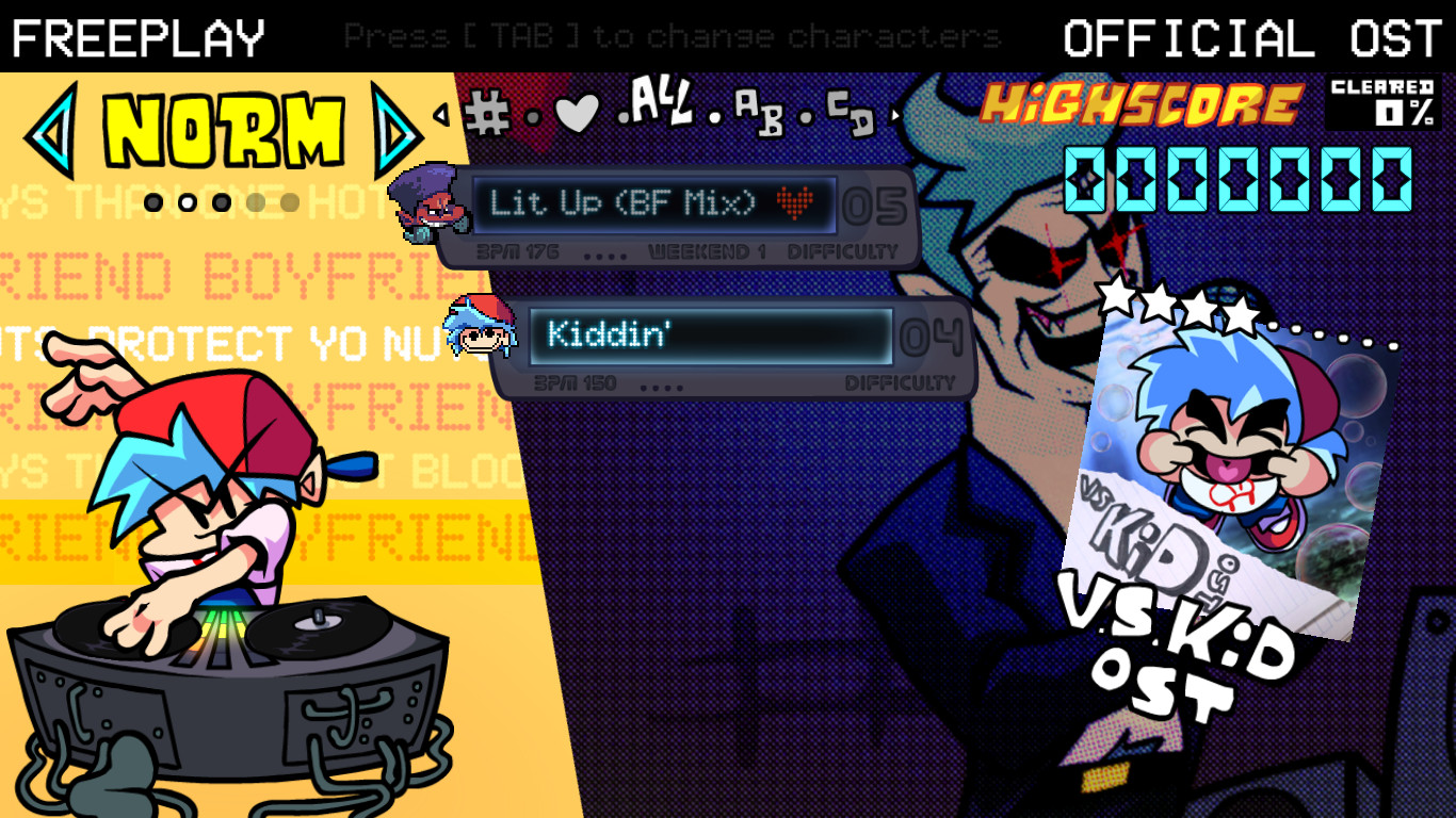 V.S. Kid! (ONESHOT) Mod for Friday Night Funkin' | FNF Mods