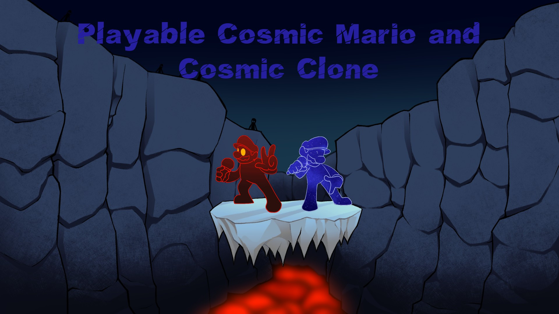 Playable Clone Mario and Cosmic Mario Mod for Friday Night Funkin ...