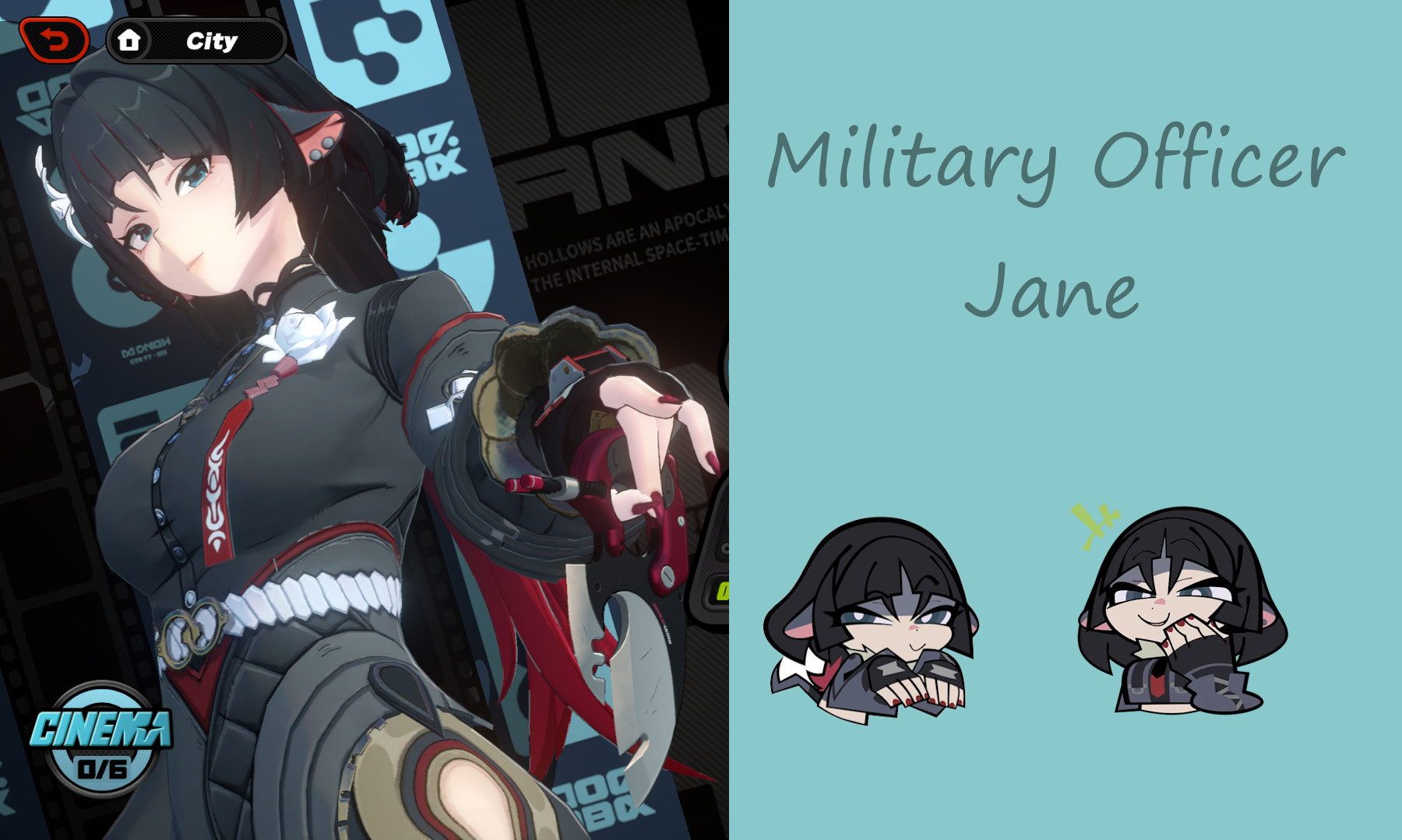 Military Officer Jane ~ Mod for Zenless Zone Zero | ZZZ Mods