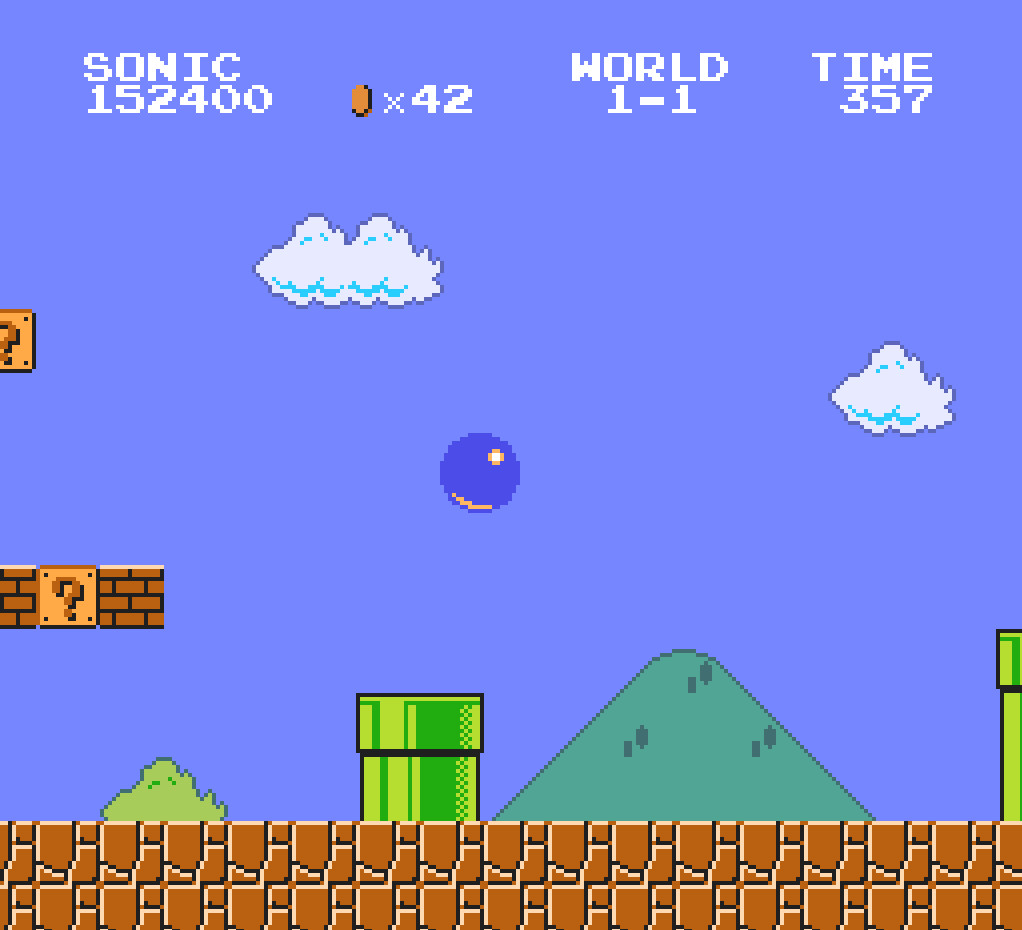 Sonic The Hedgehog Mod for Super Mario Bros. Remastered [Unofficial ...