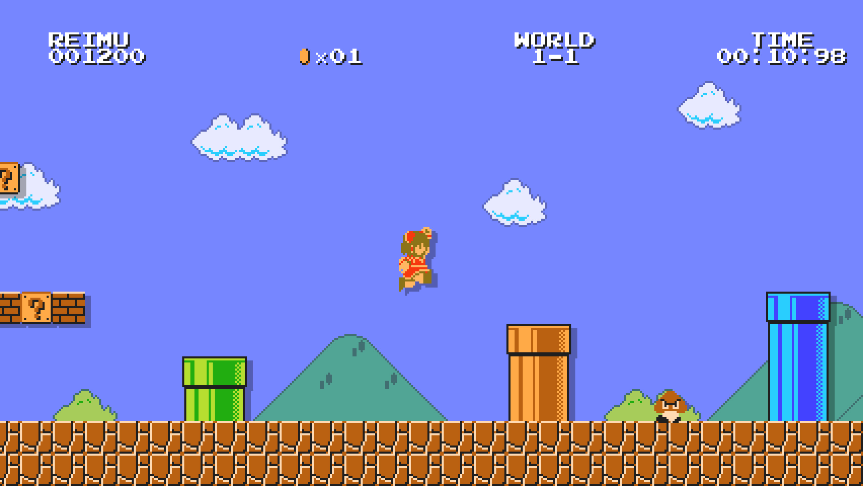 Reimu & Marisa (Touhou) Mod for Super Mario Bros. Remastered ...