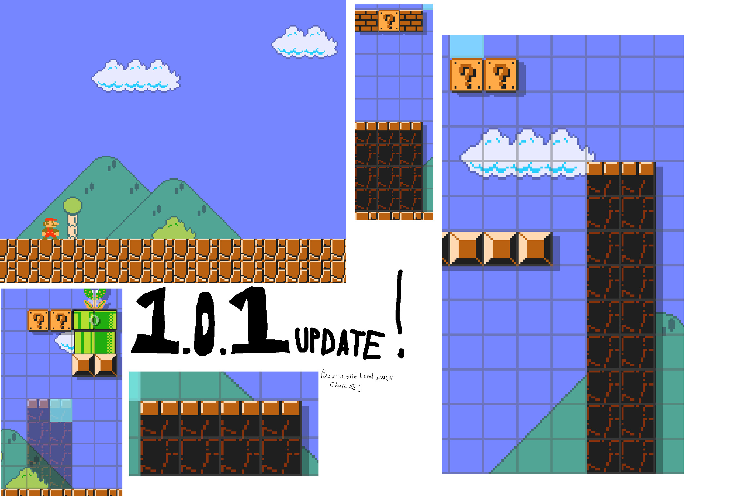 World 5-1 (Mario Forever) in SMB1: Remastered! Mod for Super Mario Bros ...
