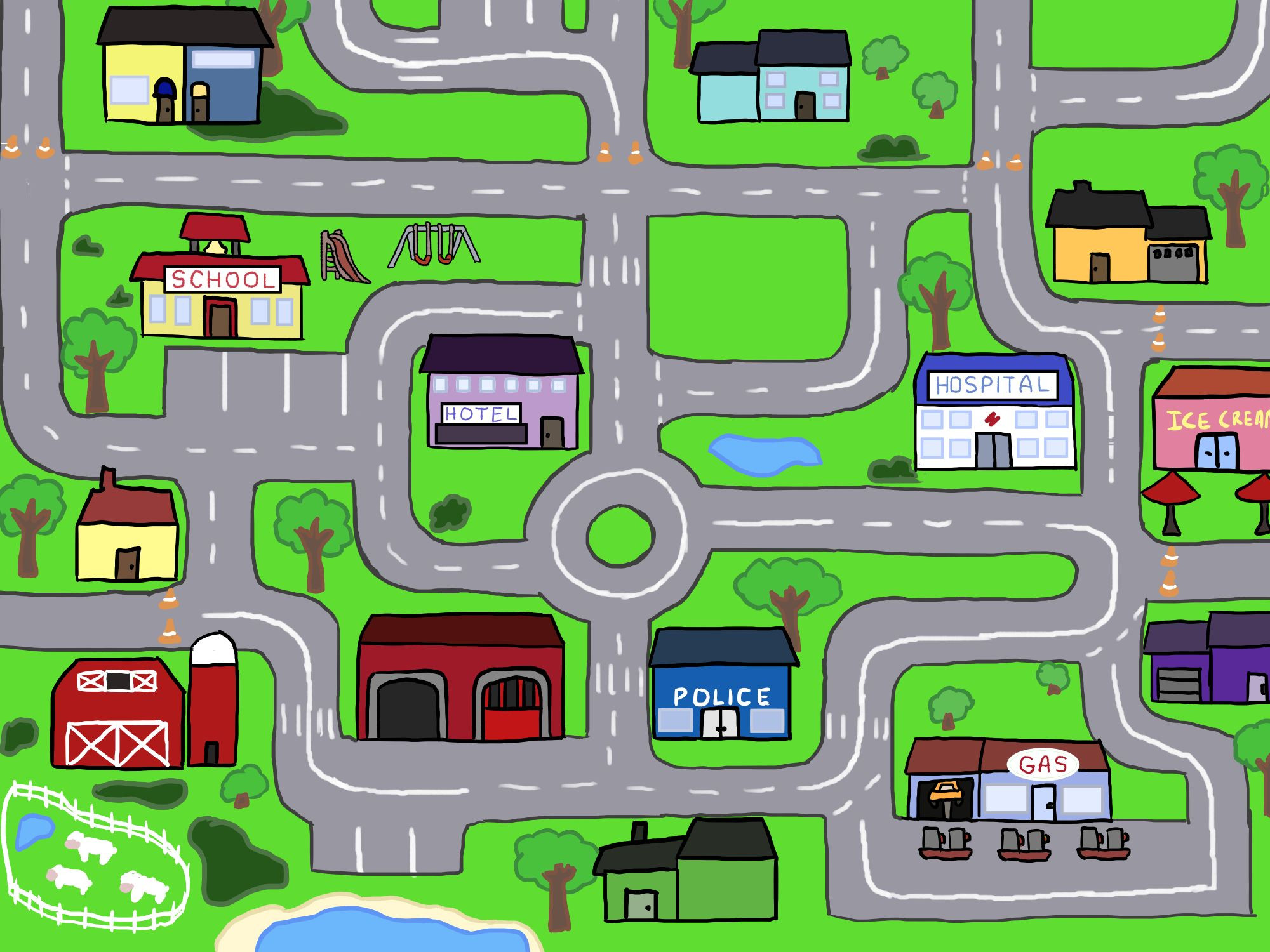 Children City Rug Mod for Party Project | PProject Mods
