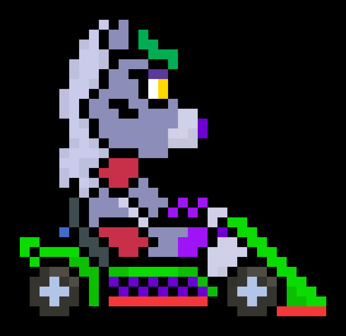 Roxanne Wolf Go Kart Skin Mod for UNDERTALE | UNDERTALE Mods