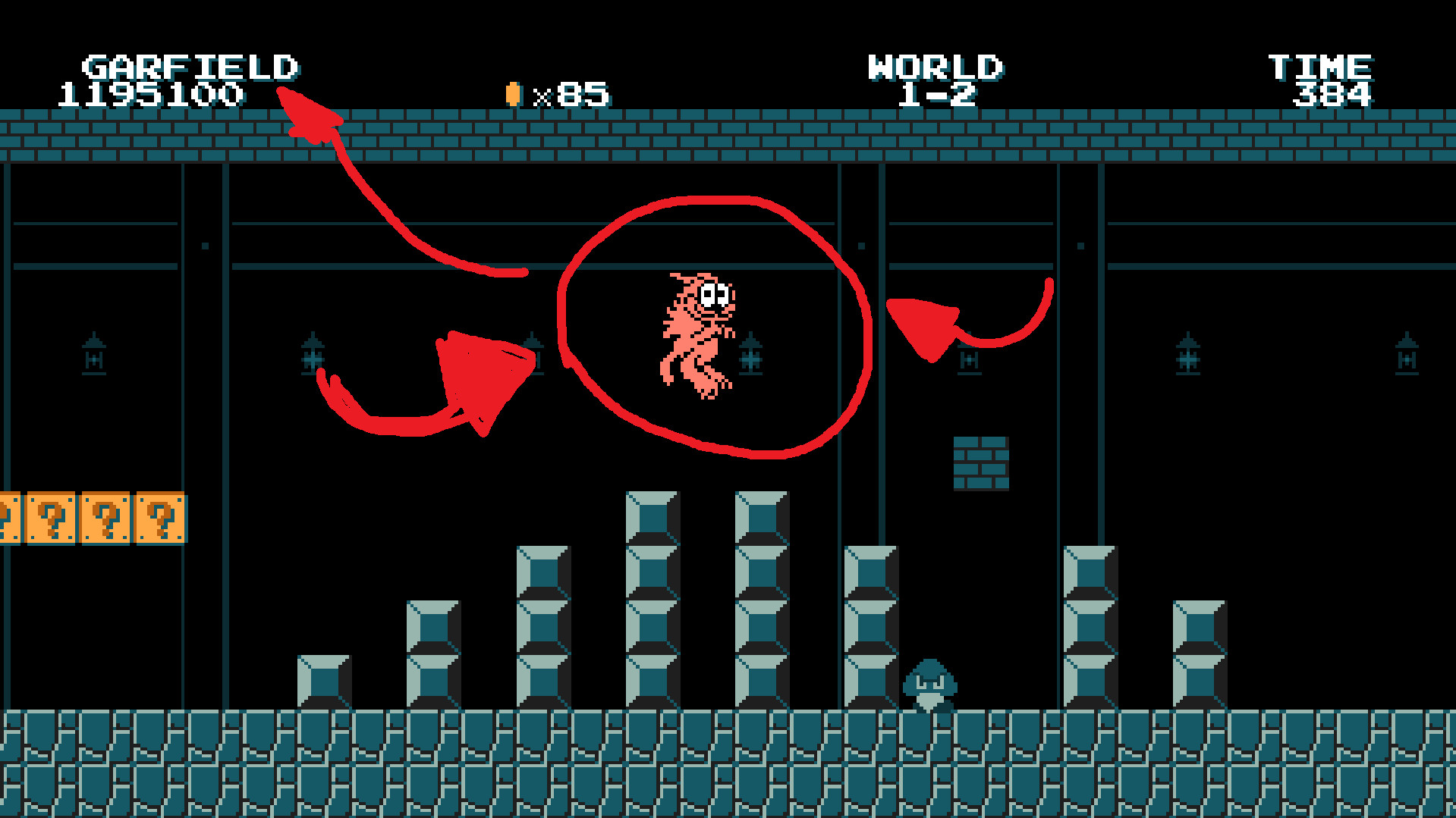Garfield Mod for Super Mario Bros. Remastered [Unofficial] | SMB1R Mods