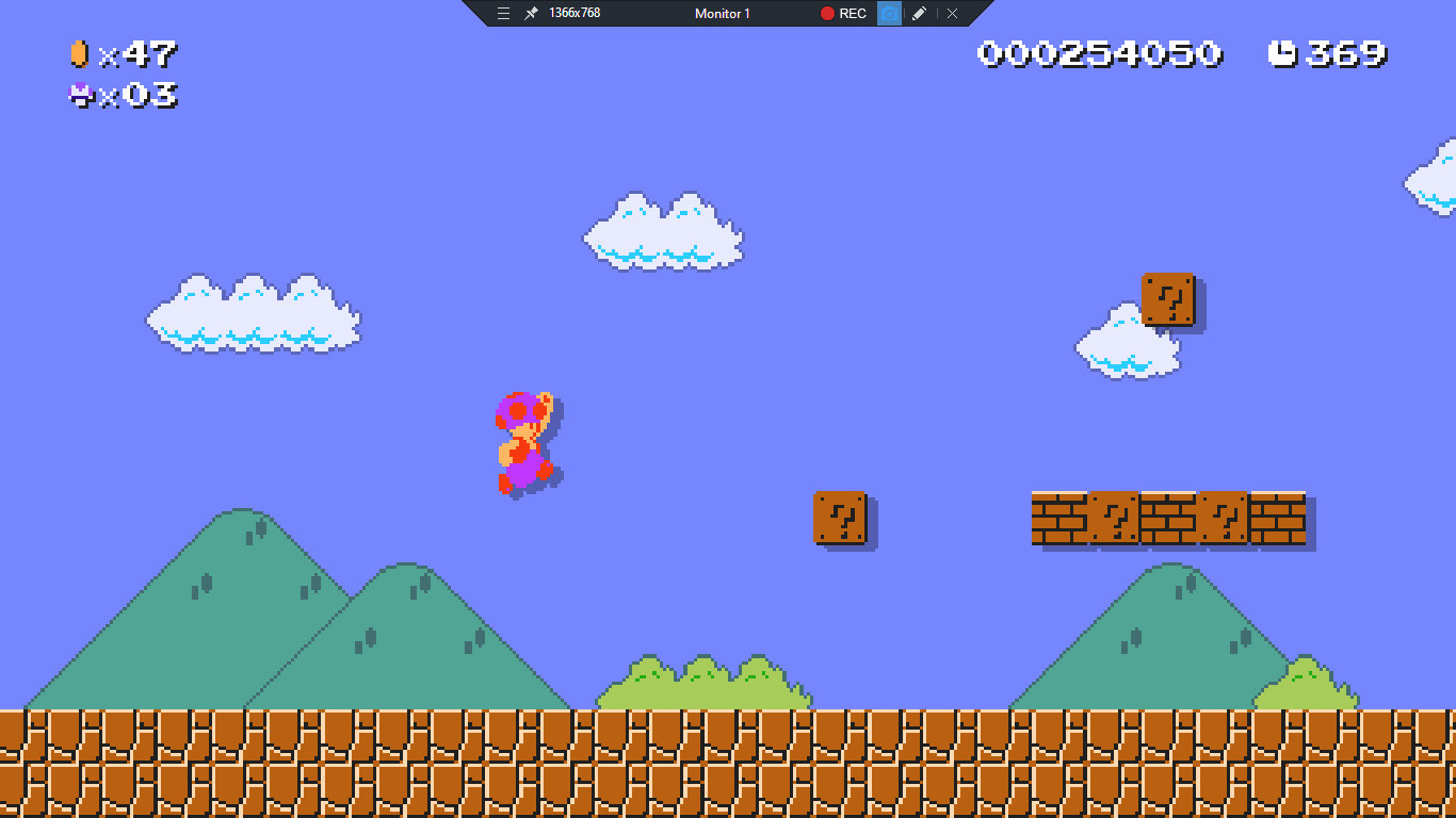 Purple Toad Mod for Super Mario Bros. Remastered [Unofficial] | SMB1R Mods