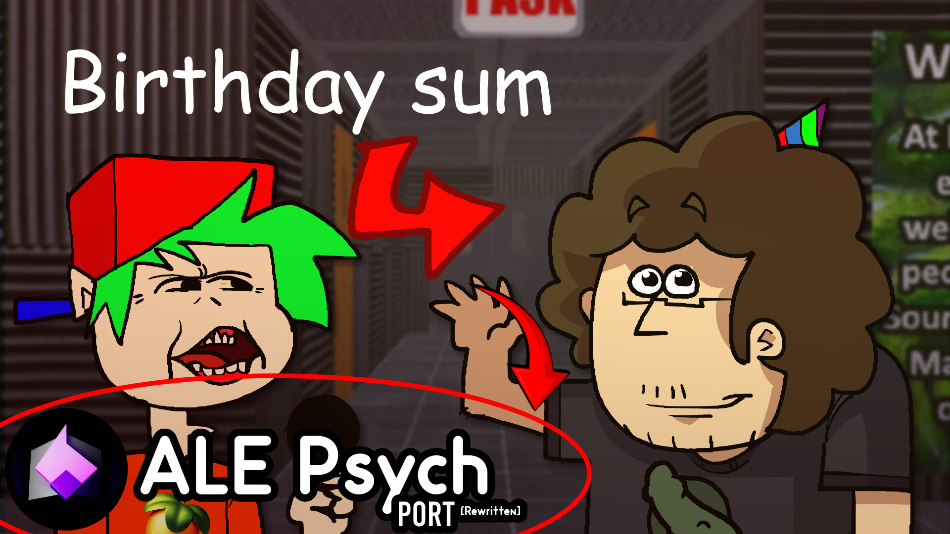 Sum's Birthday John (ALE Psych REWRITTEN PORT) Mod for Friday Night Funkin' | FNF Mods