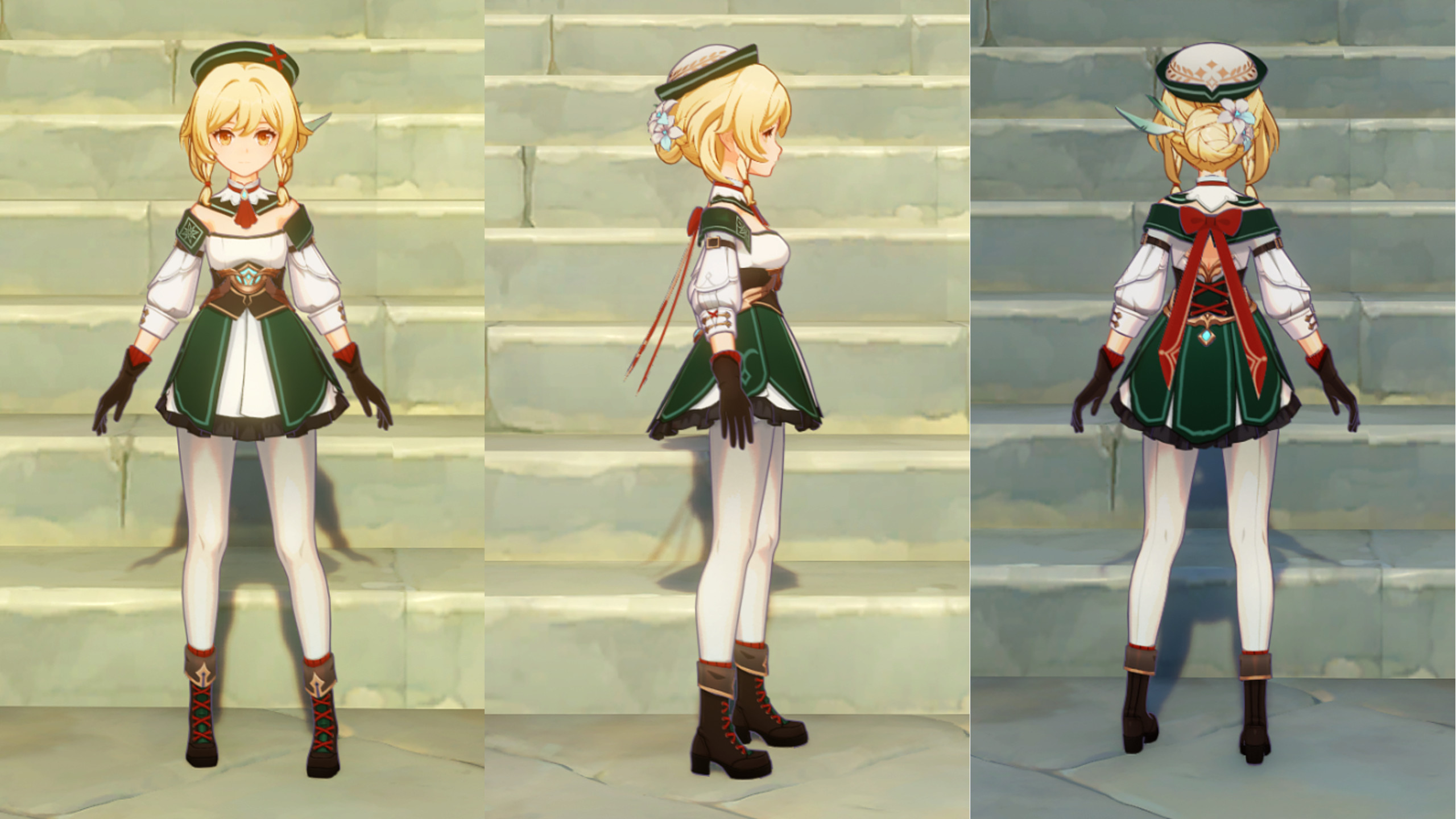 Lumine - Adventurer's Guild Outfit Mod for Genshin Impact | GI Mods
