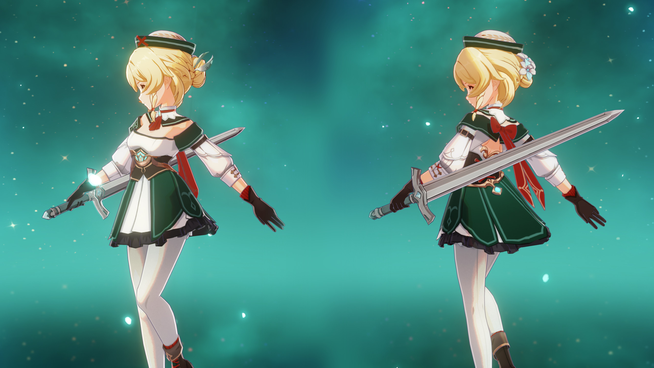 Lumine - Adventurer's Guild Outfit Mod for Genshin Impact | GI Mods