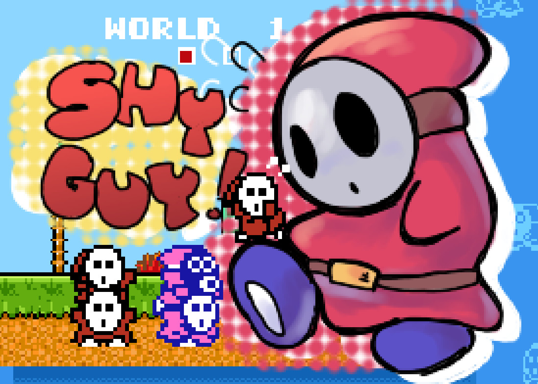 SMB2 Shy Guy! Mod for Super Mario Bros. Remastered [Unofficial] | SMB1R ...