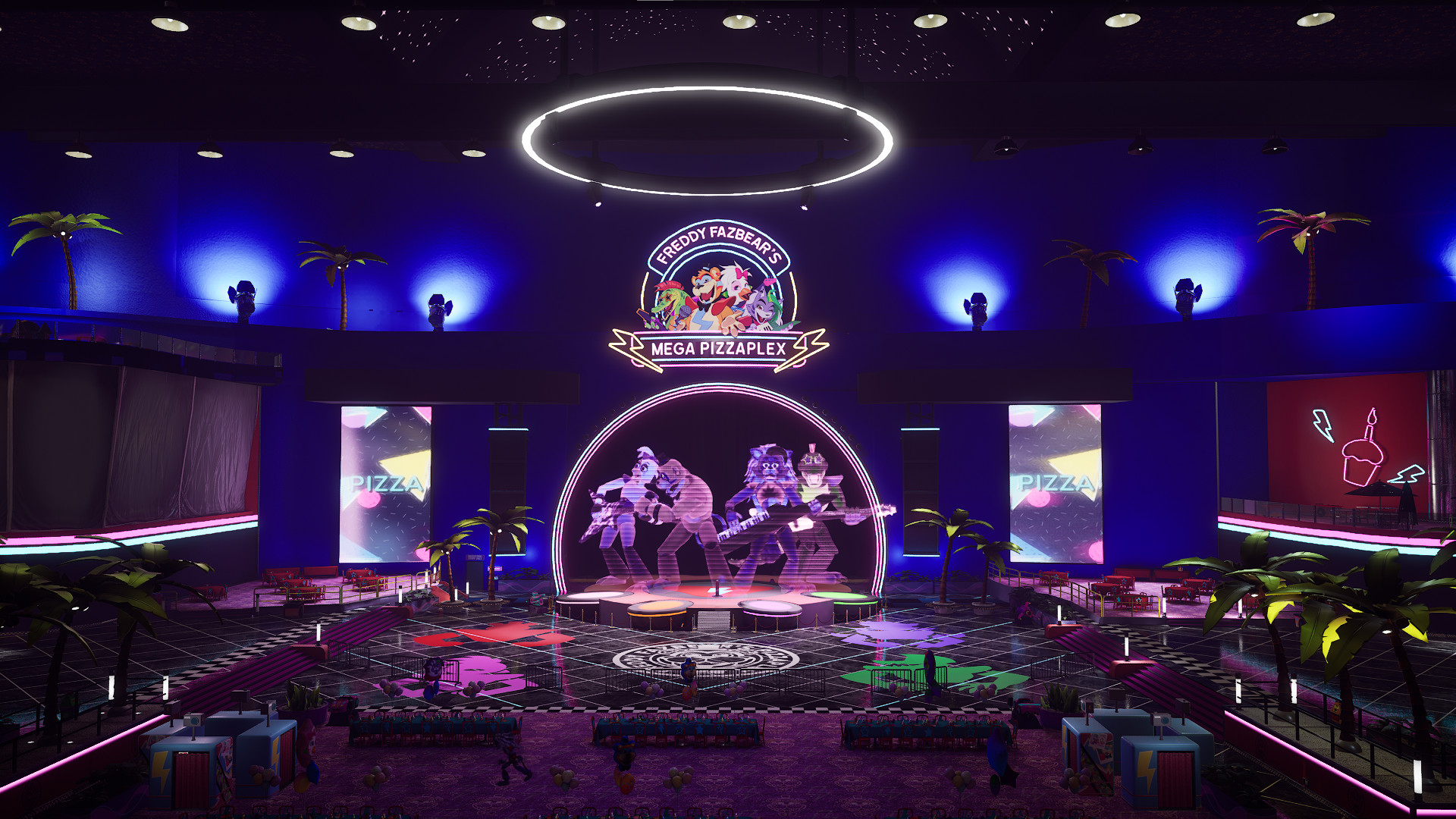 Blue Atrium Mod for Five Nights at Freddy's Security Breach | FNaF: SB Mods