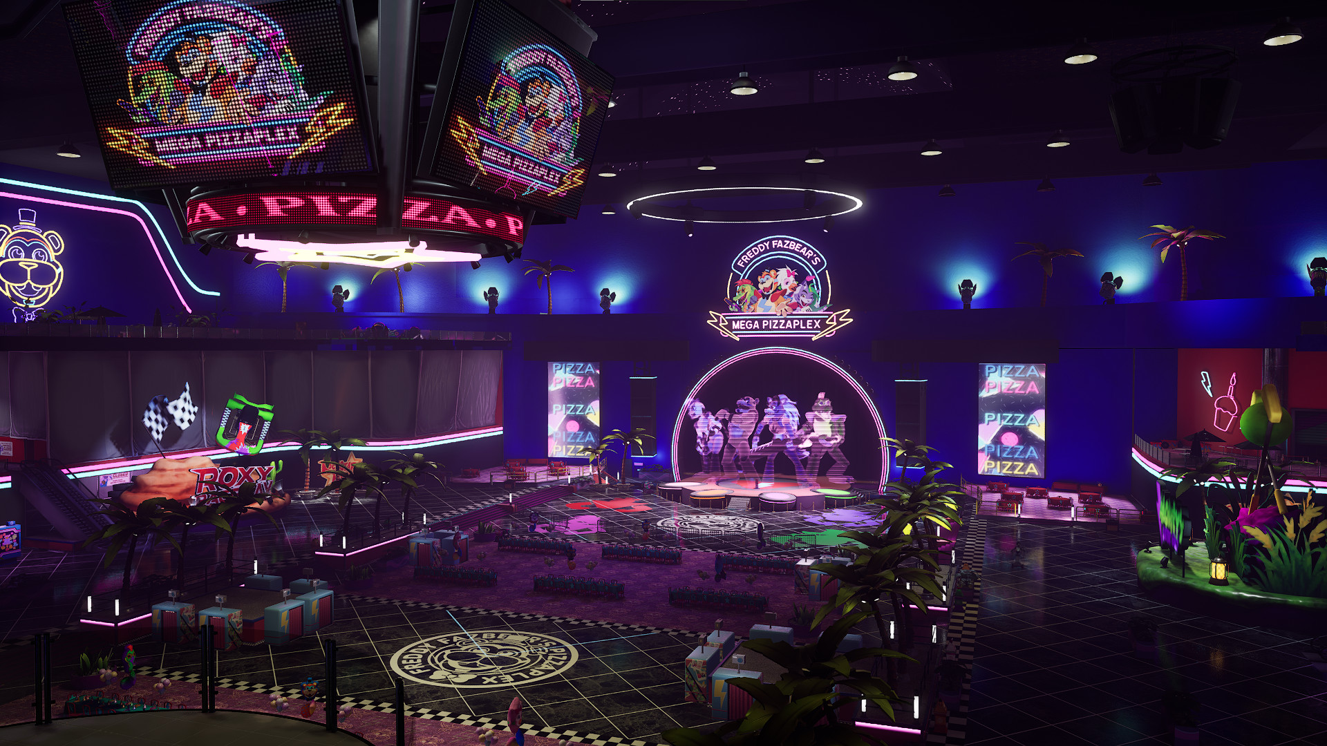 Blue Atrium Mod for Five Nights at Freddy's Security Breach | FNaF: SB Mods