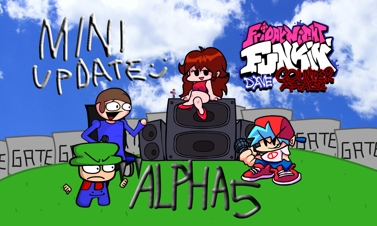 Dave counterattack destroy edition Mod for Friday Night Funkin' | FNF Mods