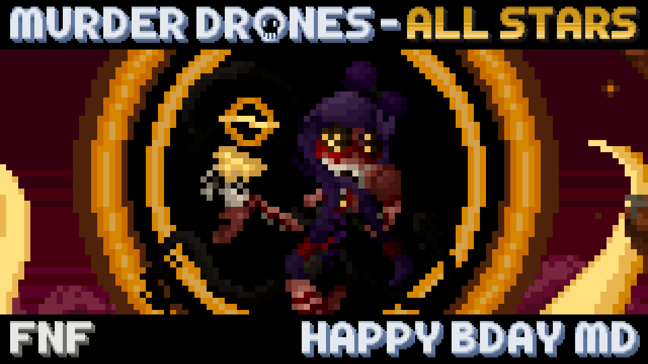 All Stars- Murder Drones Anniversary Edition Mod for Friday Night ...