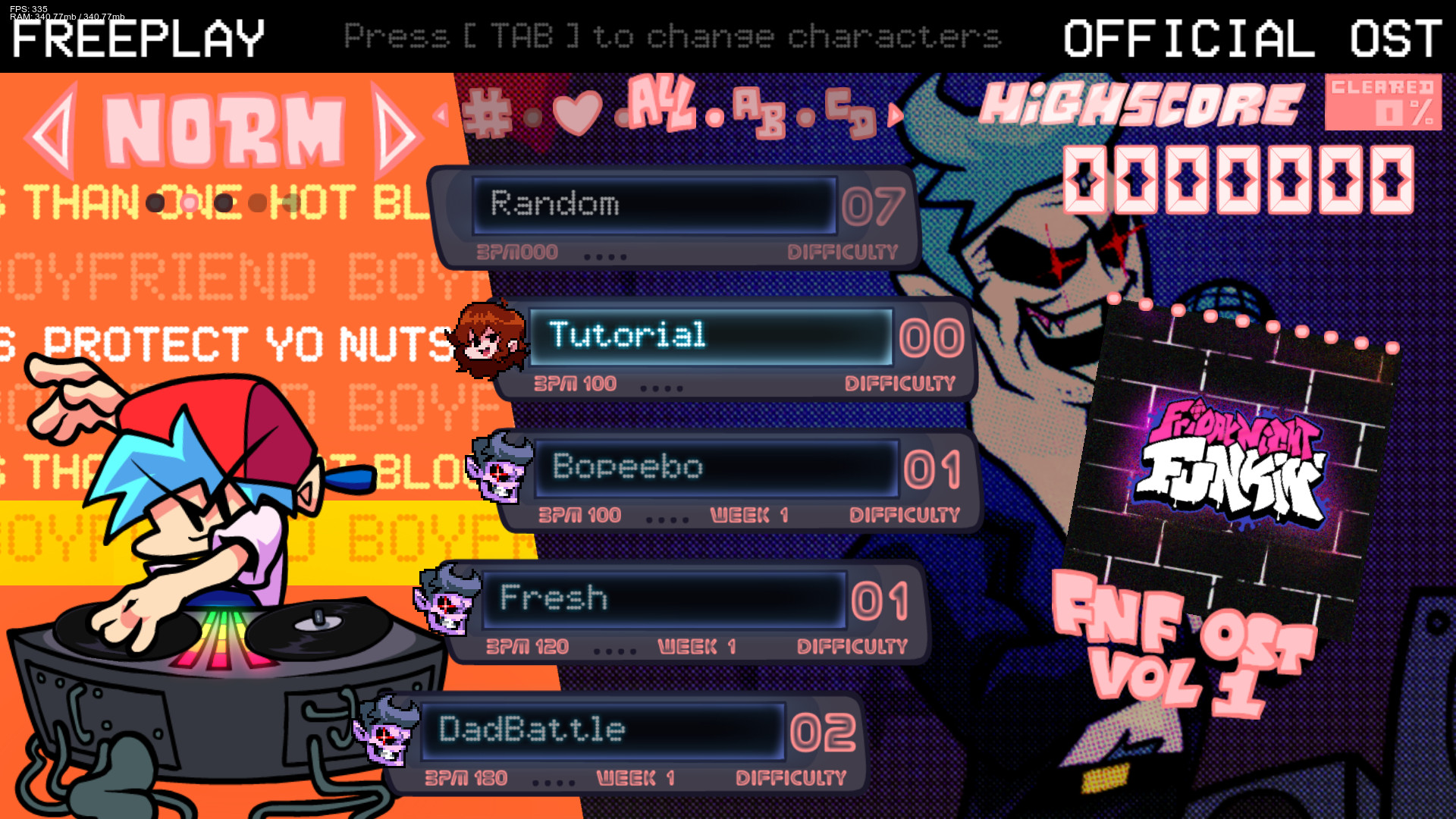 Pretty Pink UI Mod for Friday Night Funkin' | FNF Mods