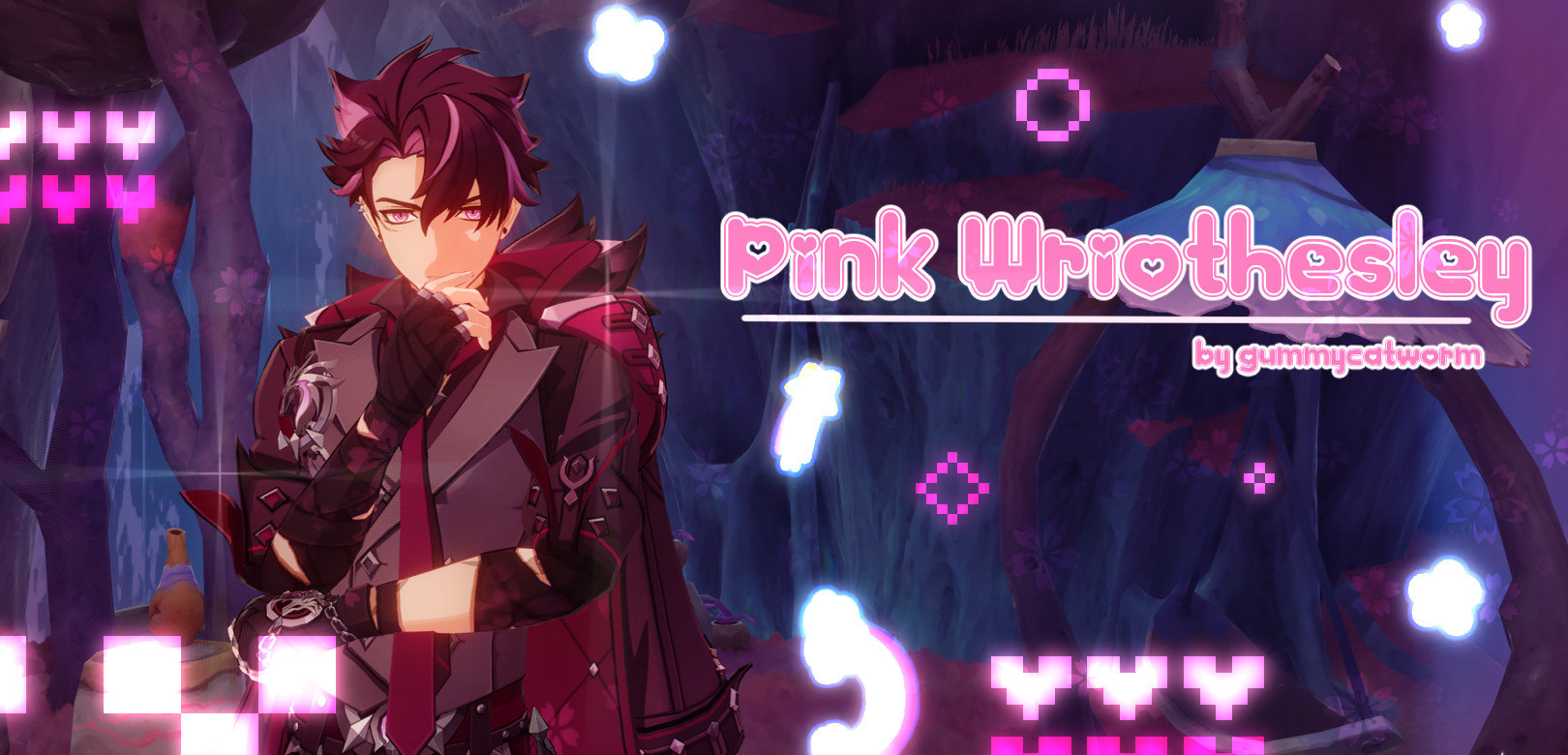 Pink Wriothesley ˖° Mod for Genshin Impact | GI Mods