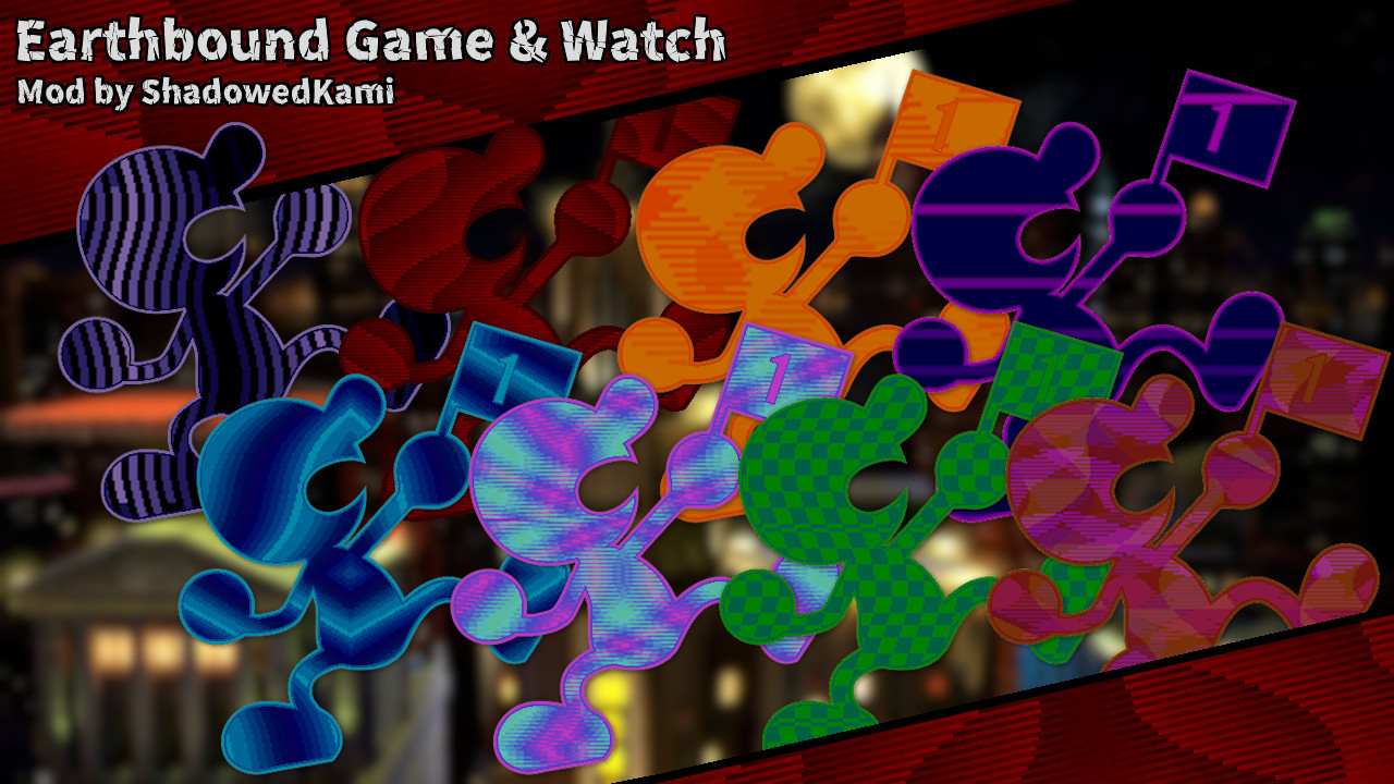 Earthbound Game & Watch Mod for Super Smash Bros. Ultimate | SSBU Mods