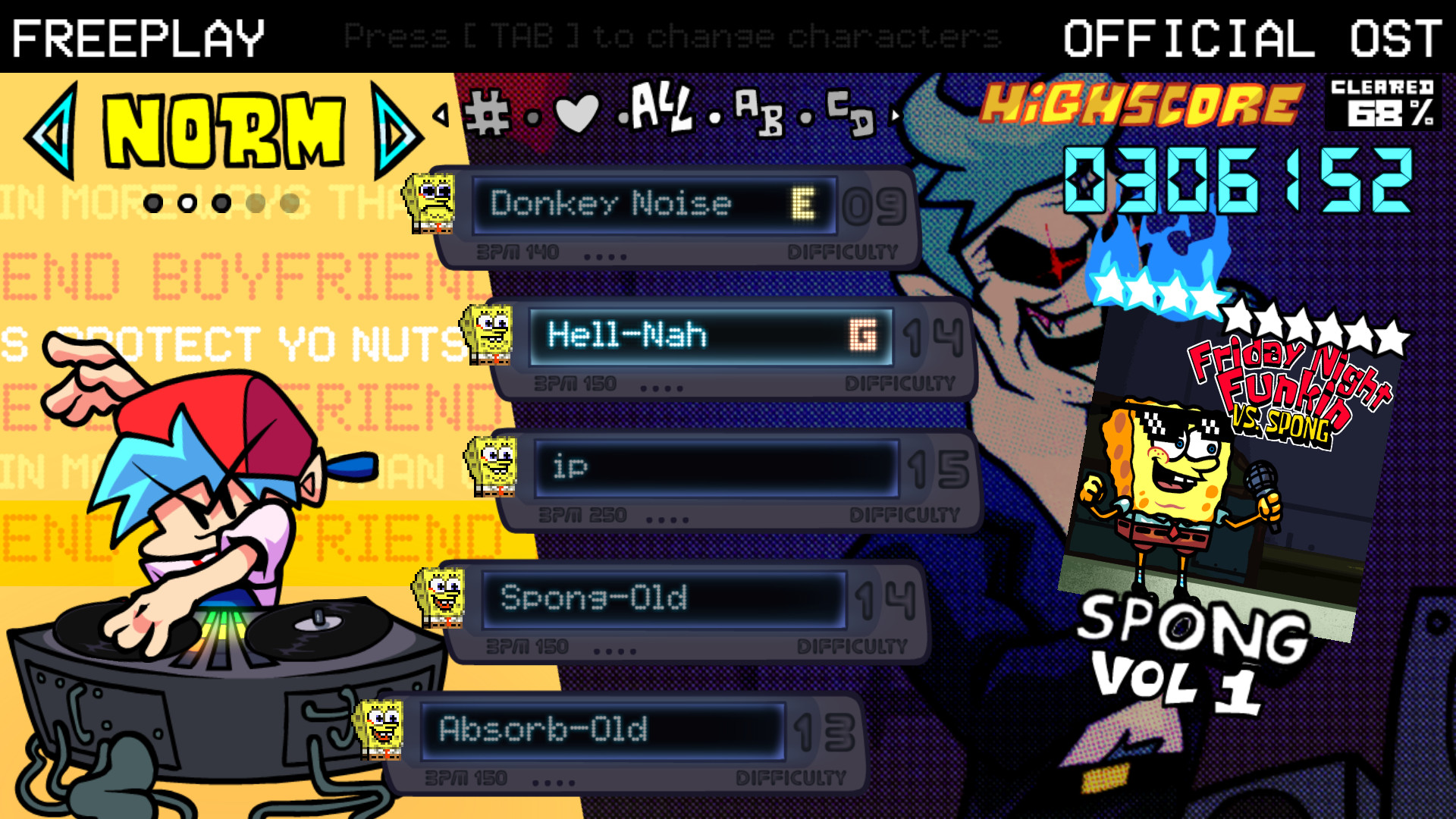 vs spong V-Slice port Mod for Friday Night Funkin' | FNF Mods