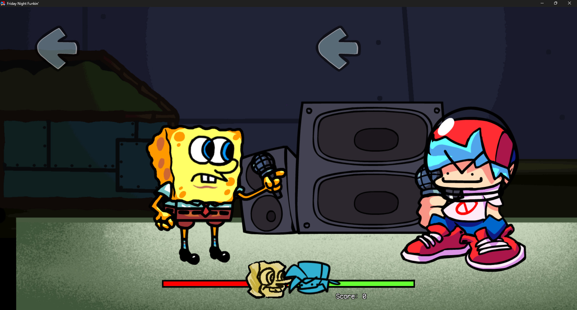 vs spong V-Slice port Mod for Friday Night Funkin' | FNF Mods