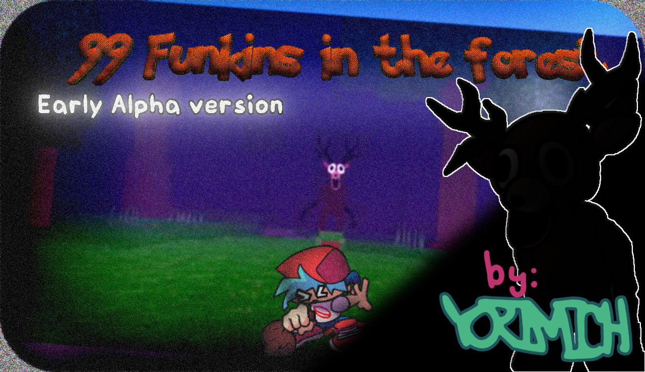 99 Funkins In The Forest Mod for Friday Night Funkin' | FNF Mods