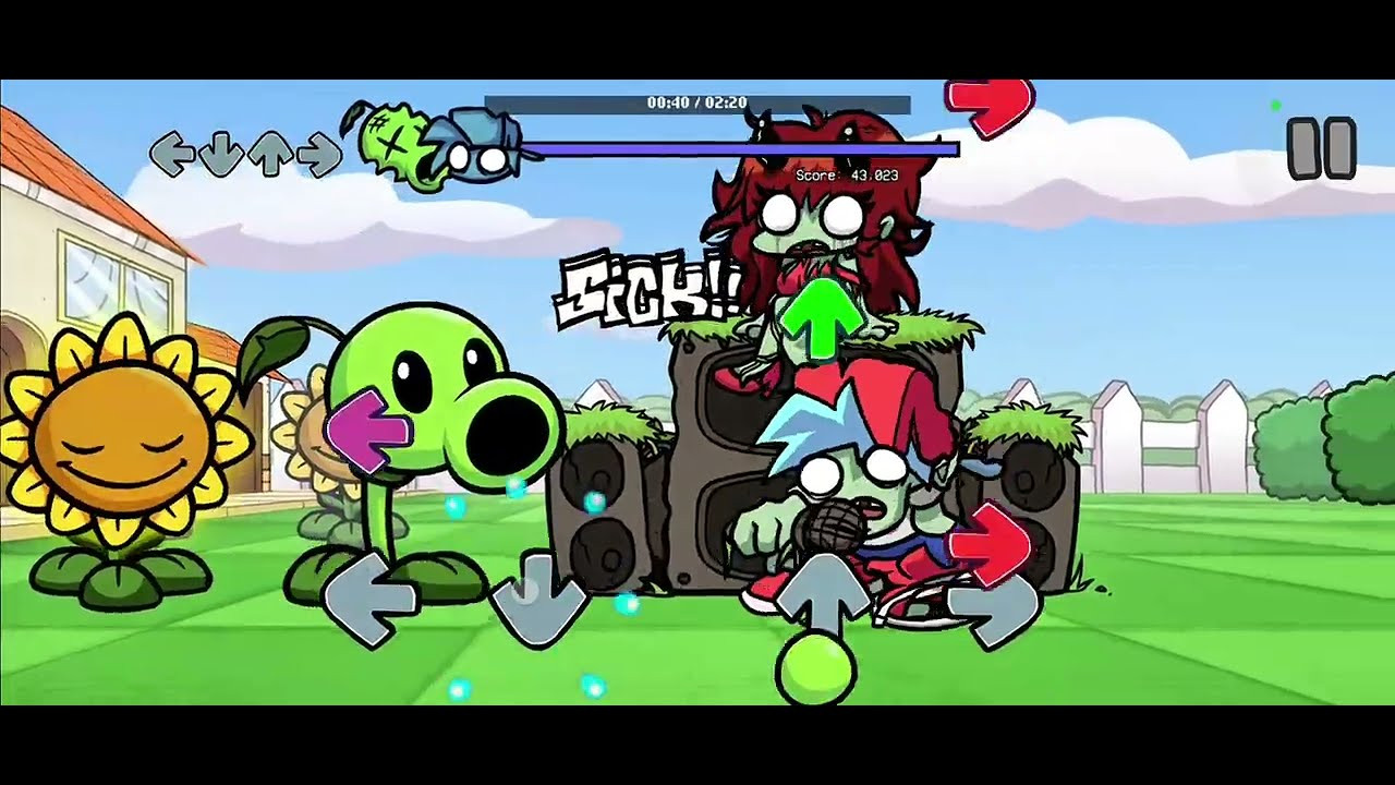 PLANTS VS RAPPERS VSLICE MOBILE PORT Mod for Friday Night Funkin' | FNF ...