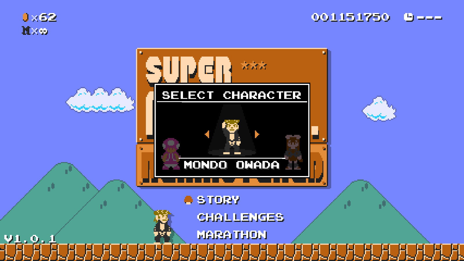 Mondo Owada (Danganronpa) Mod for Super Mario Bros. Remastered ...
