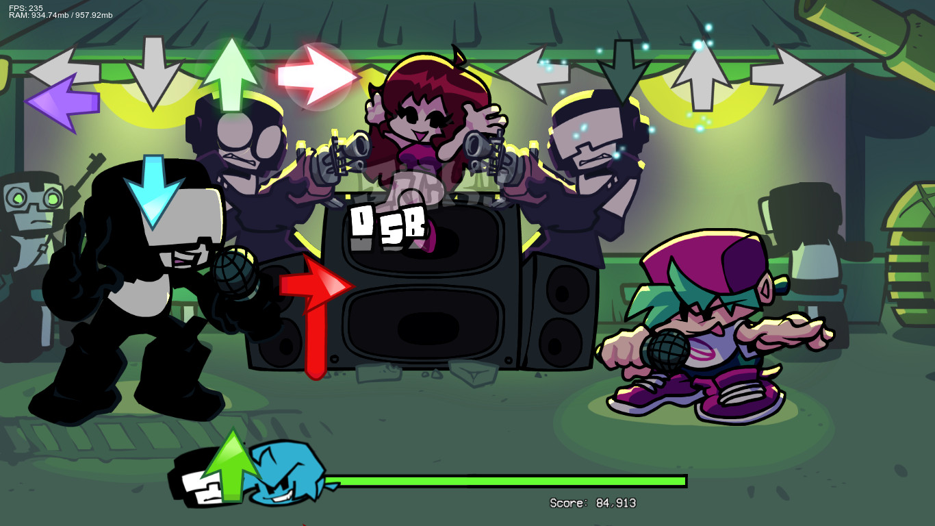 Tzen Boyfriend V Slice Port Mod for Friday Night Funkin' | FNF Mods