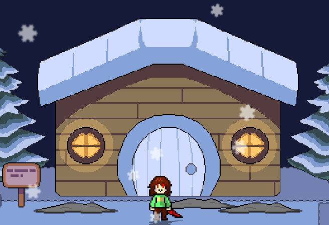 Snowdin Town [+] (Undertale) (CMC+ V8) Mod for Super Smash Bros ...