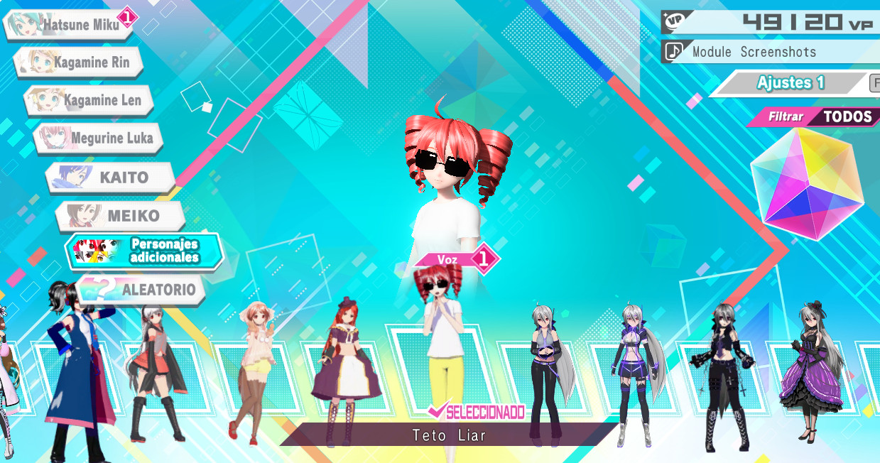 Liar dance teto module Mod for Hatsune Miku: Project DIVA Mega Mix+ ...