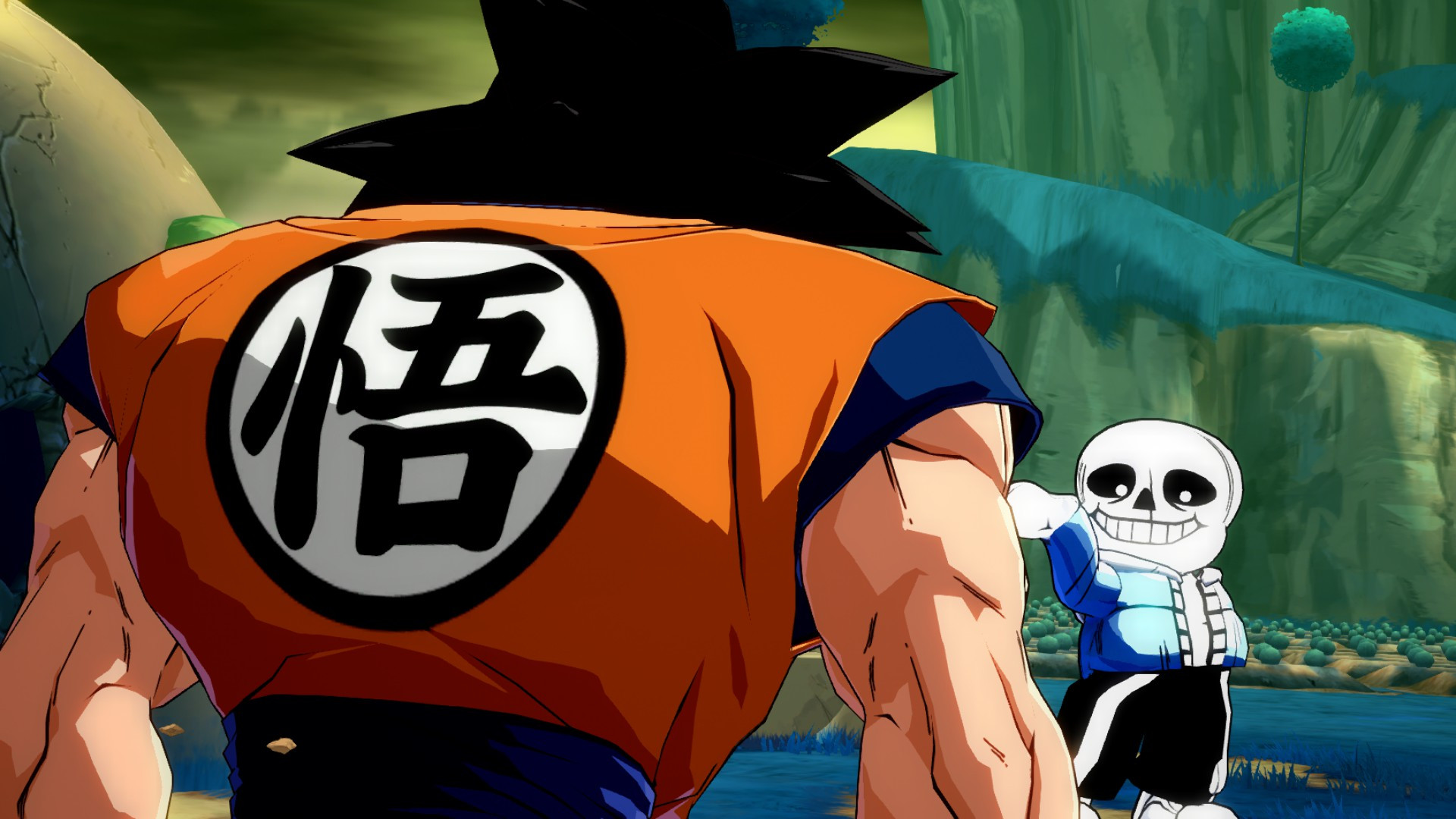 Sans over Freiza Mod for Dragon Ball FighterZ | DB:FZ Mods