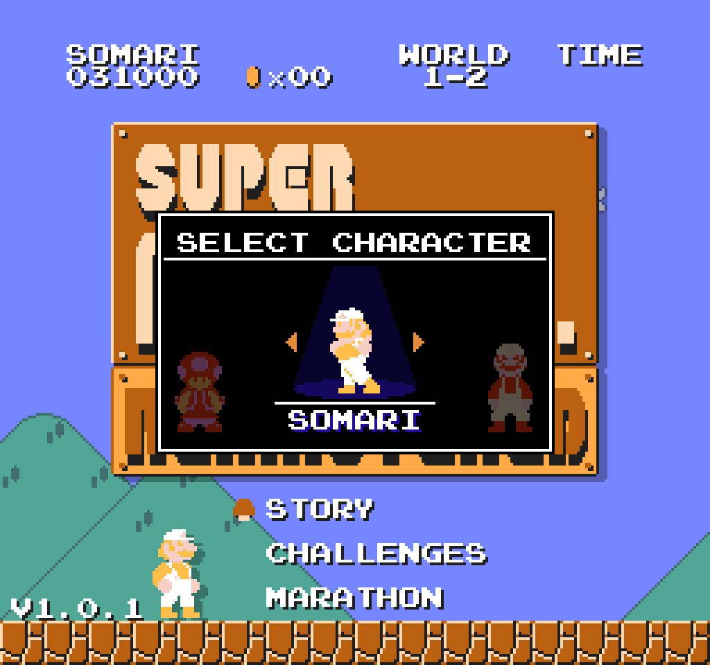 Somari the Plumber - For SMB1R Mod for Super Mario Bros. Remastered ...