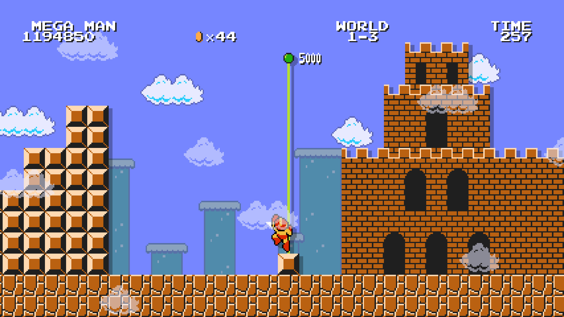 Mega Man Mod for Super Mario Bros. Remastered [Unofficial] | SMB1R Mods