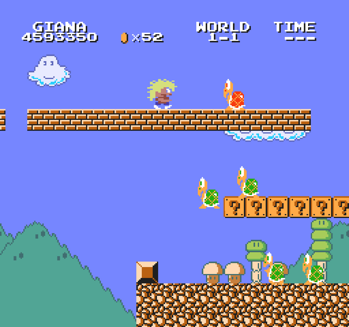 The Great Giana! Mod for Super Mario Bros. Remastered [Unofficial ...