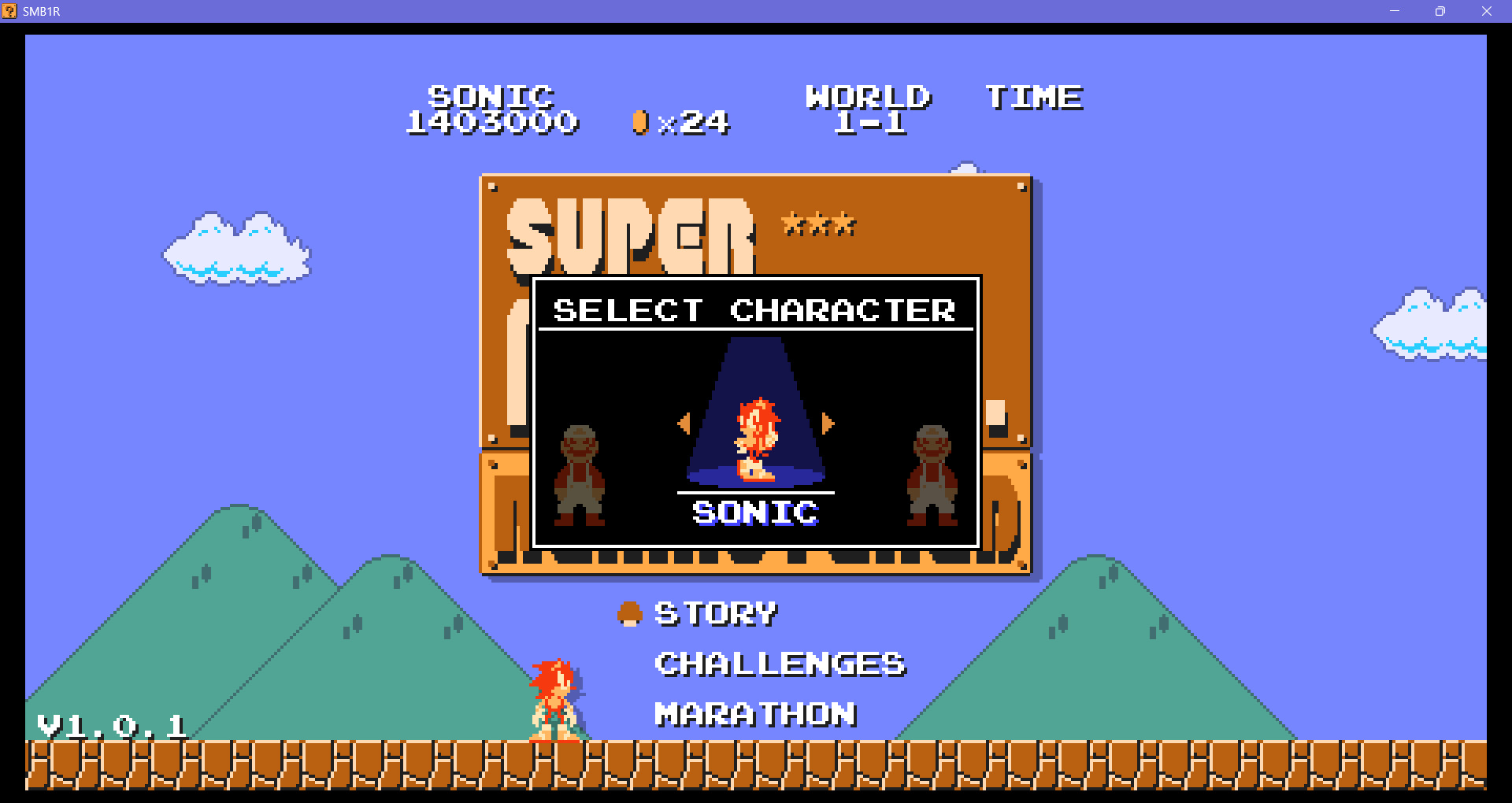 Tori's Sonic the Hedgehog Mod for Super Mario Bros. Remastered ...