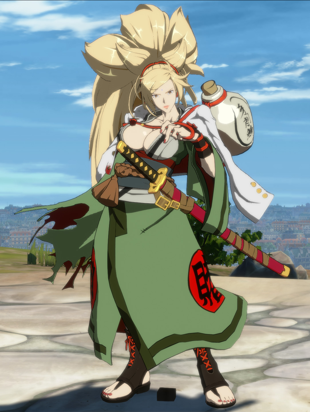 Tsunade Baiken - Hokage Edition Mod for GUILTY GEAR -STRIVE- | GGST Mods