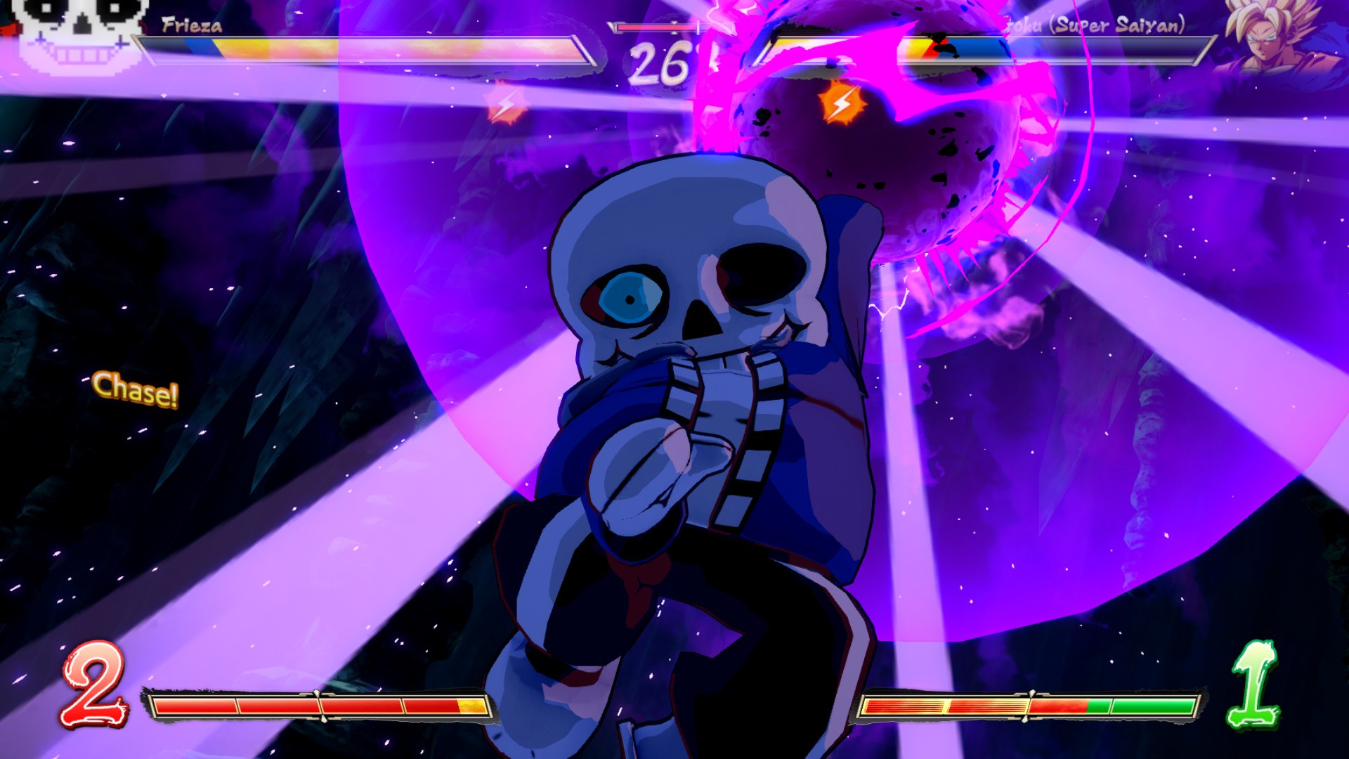Sans over Freiza Mod for Dragon Ball FighterZ | DB:FZ Mods
