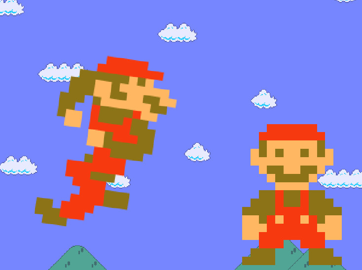 Skinny Mario Mod for Super Mario Bros. Remastered [Unofficial] | SMB1R Mods