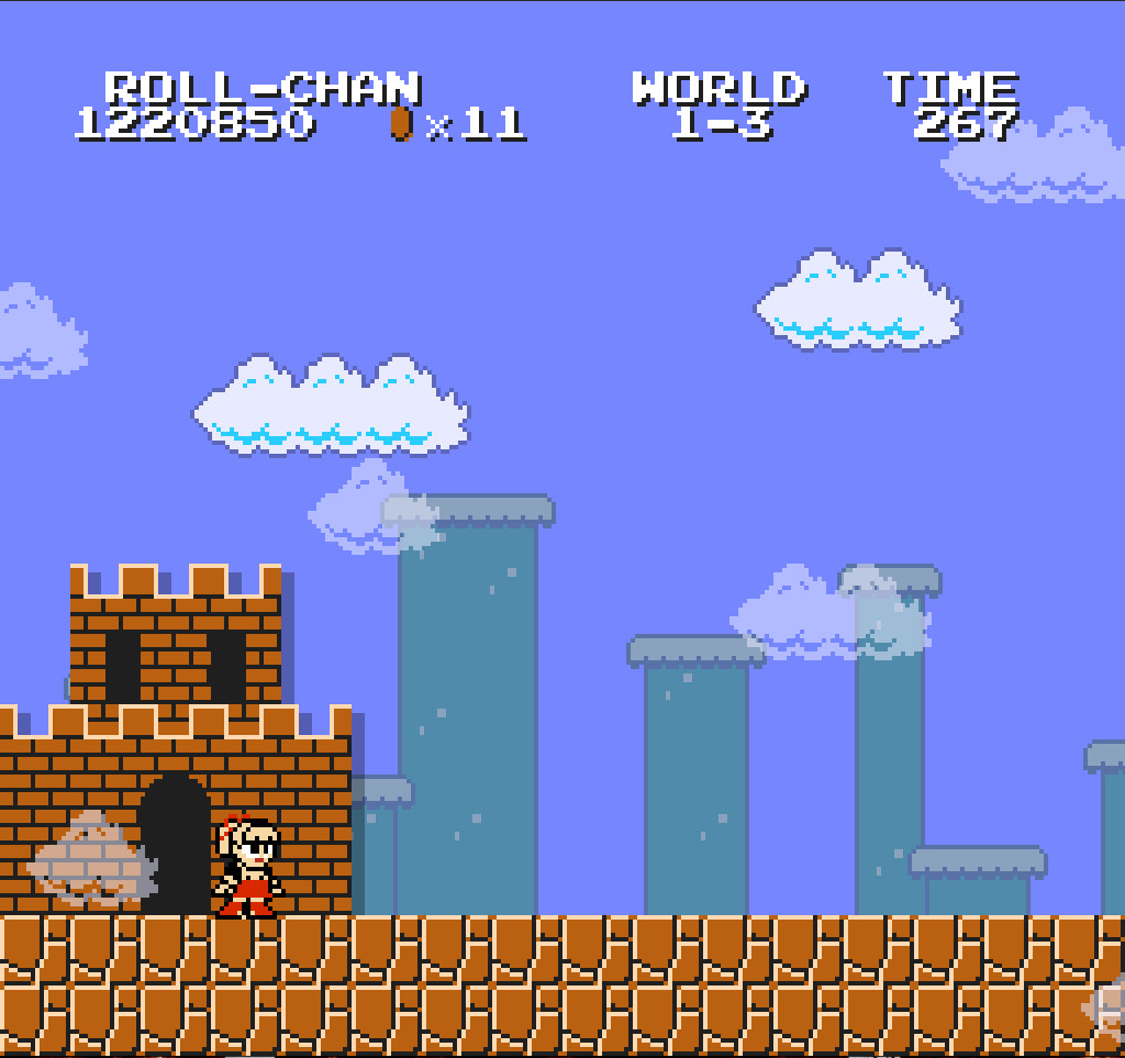 Roll-chan Mod for Super Mario Bros. Remastered [Unofficial] | SMB1R Mods