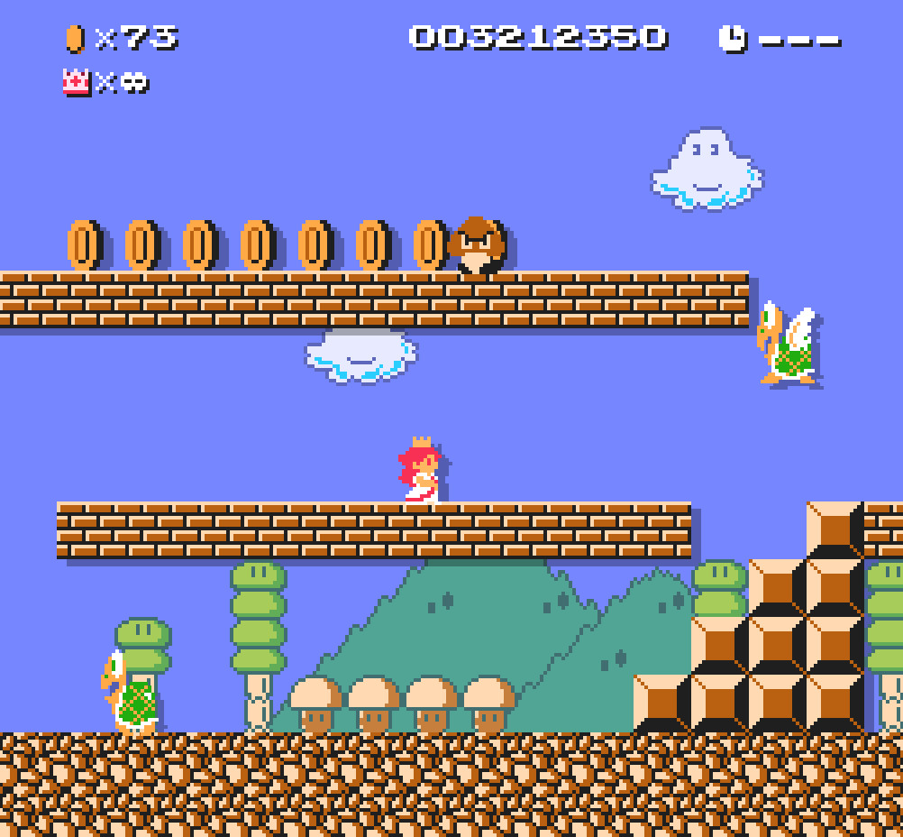Princess Peach (Custom Character) Mod for Super Mario Bros. Remastered ...