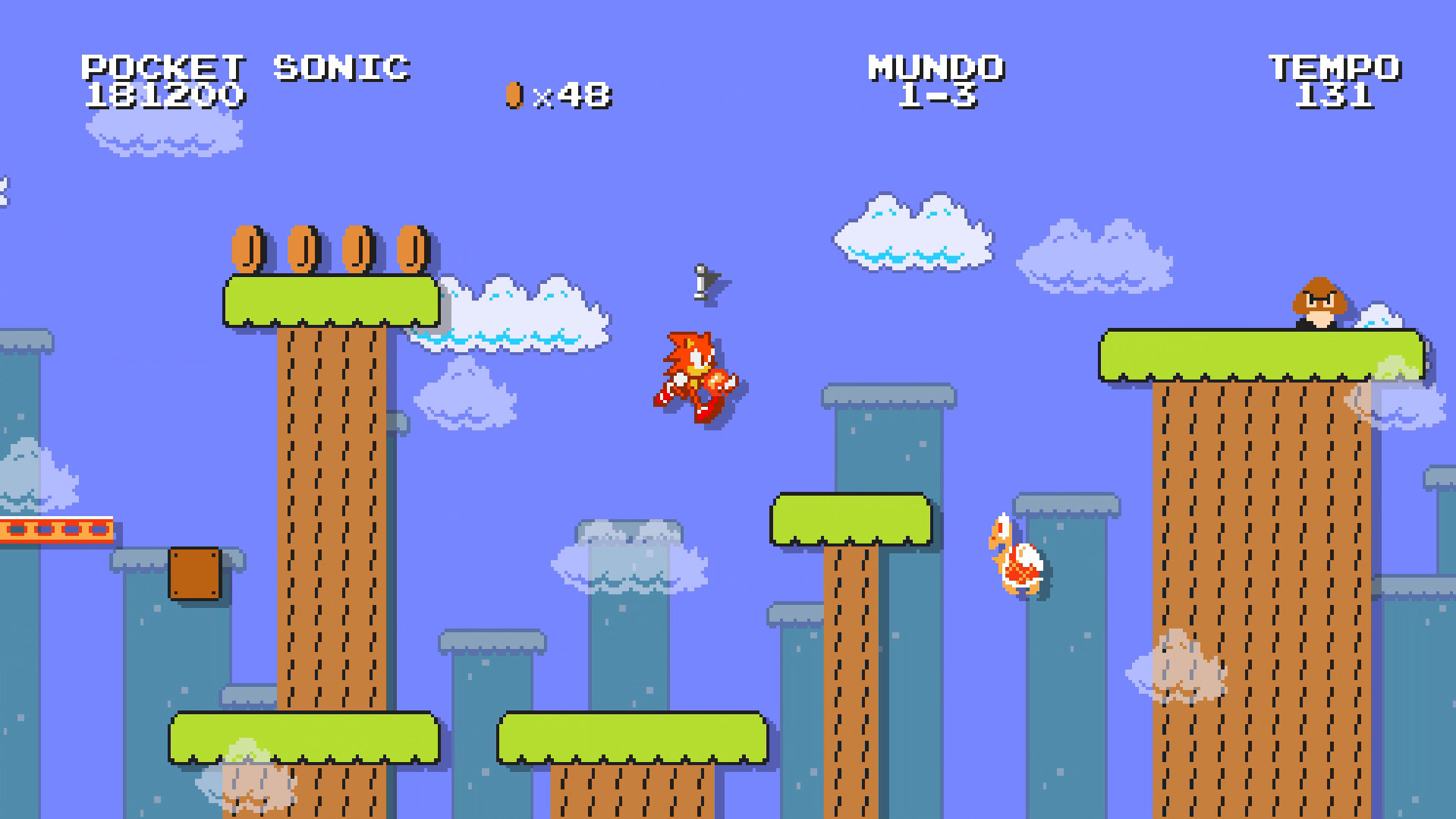 Pocket Sonic Mod for Super Mario Bros. Remastered [Unofficial] | SMB1R Mods