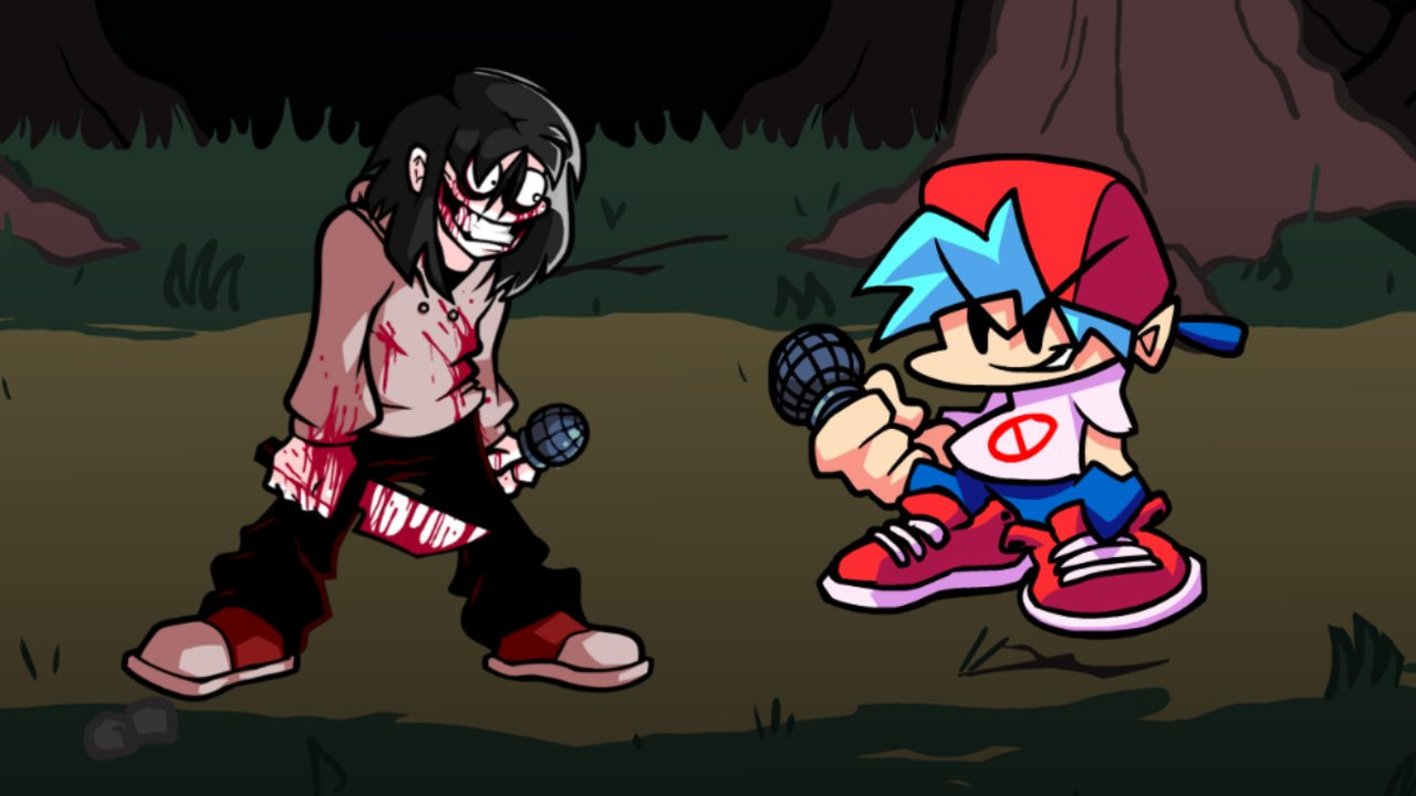 [SENSITIVE CONTENT] Jeff the killer Trepidation v1 v-slice Mod for ...