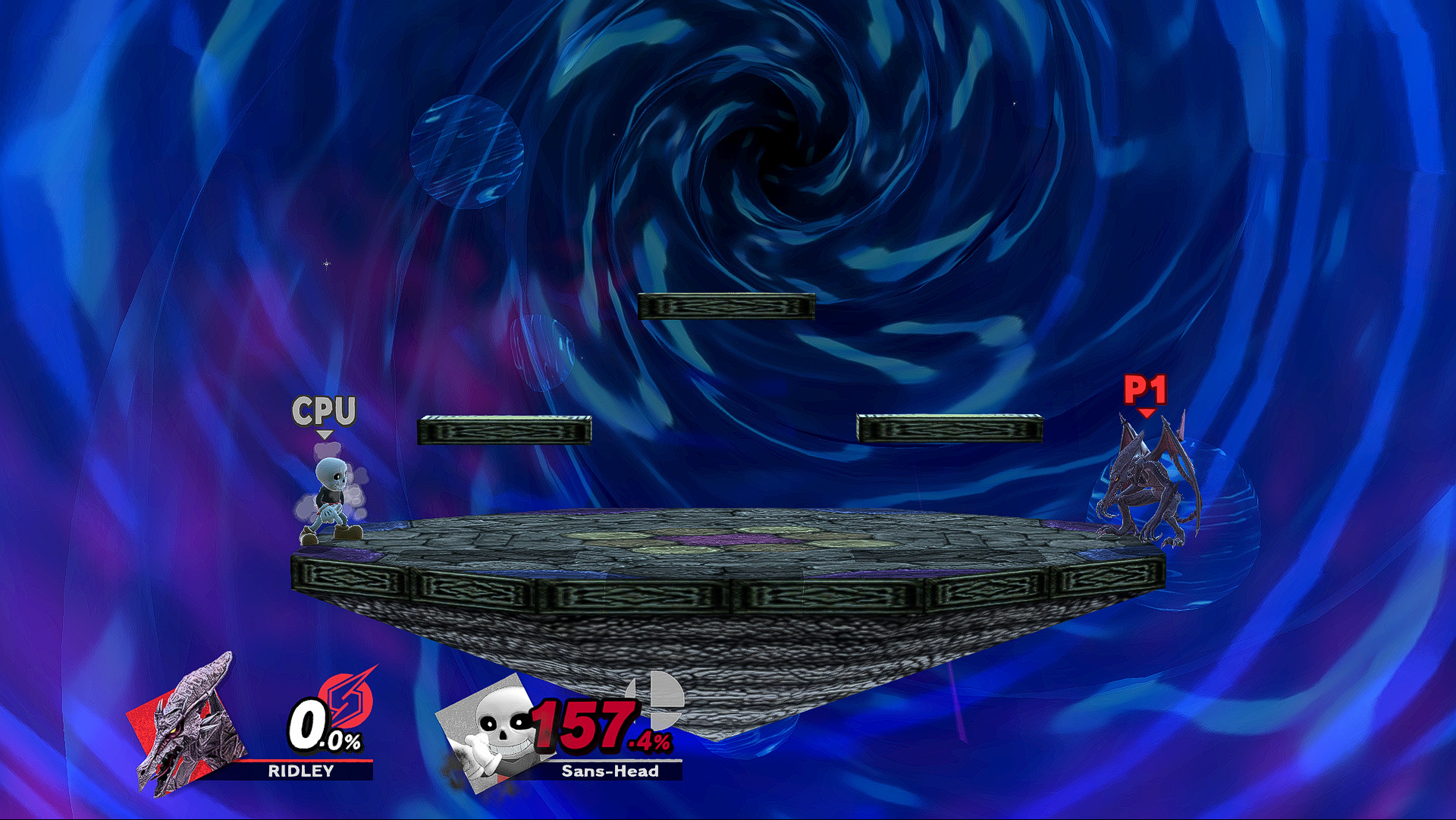 SSB Melee: Underground Maze Battlefield Mod for Super Smash Bros ...