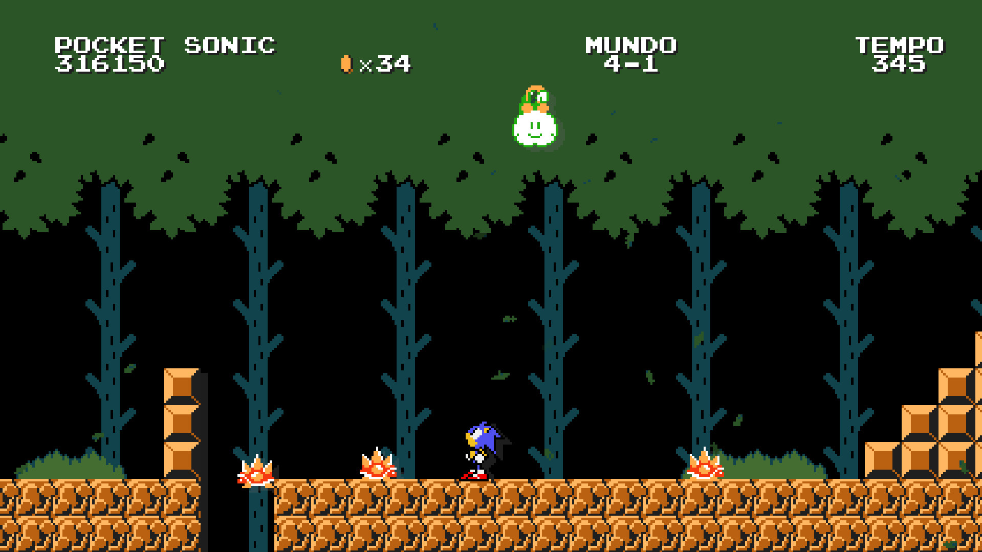Pocket Sonic Mod for Super Mario Bros. Remastered [Unofficial] | SMB1R Mods