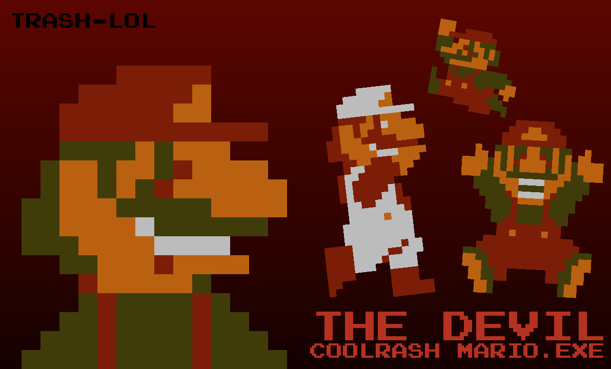 CoolRash Mario.exe (The Devil) Mod for Super Mario Bros. Remastered ...