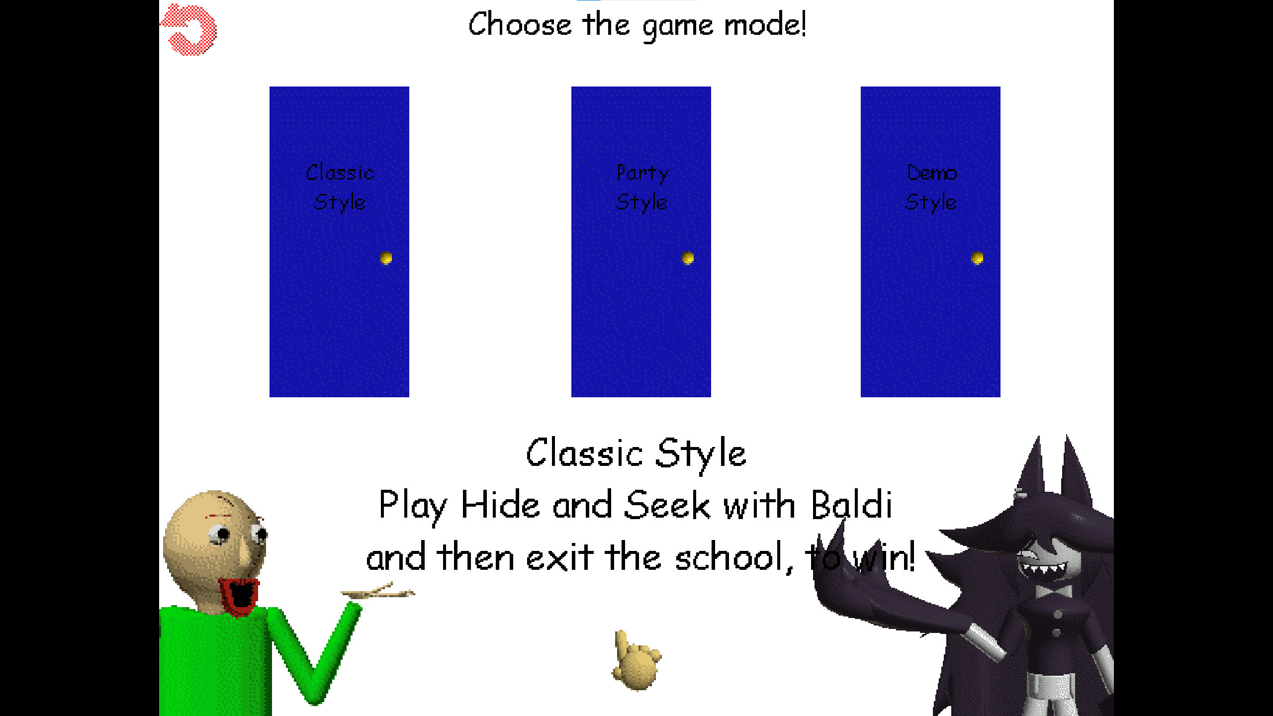 1999.exe Classic Build UPDATE Mod for Baldi's Basics | Baldi Mods