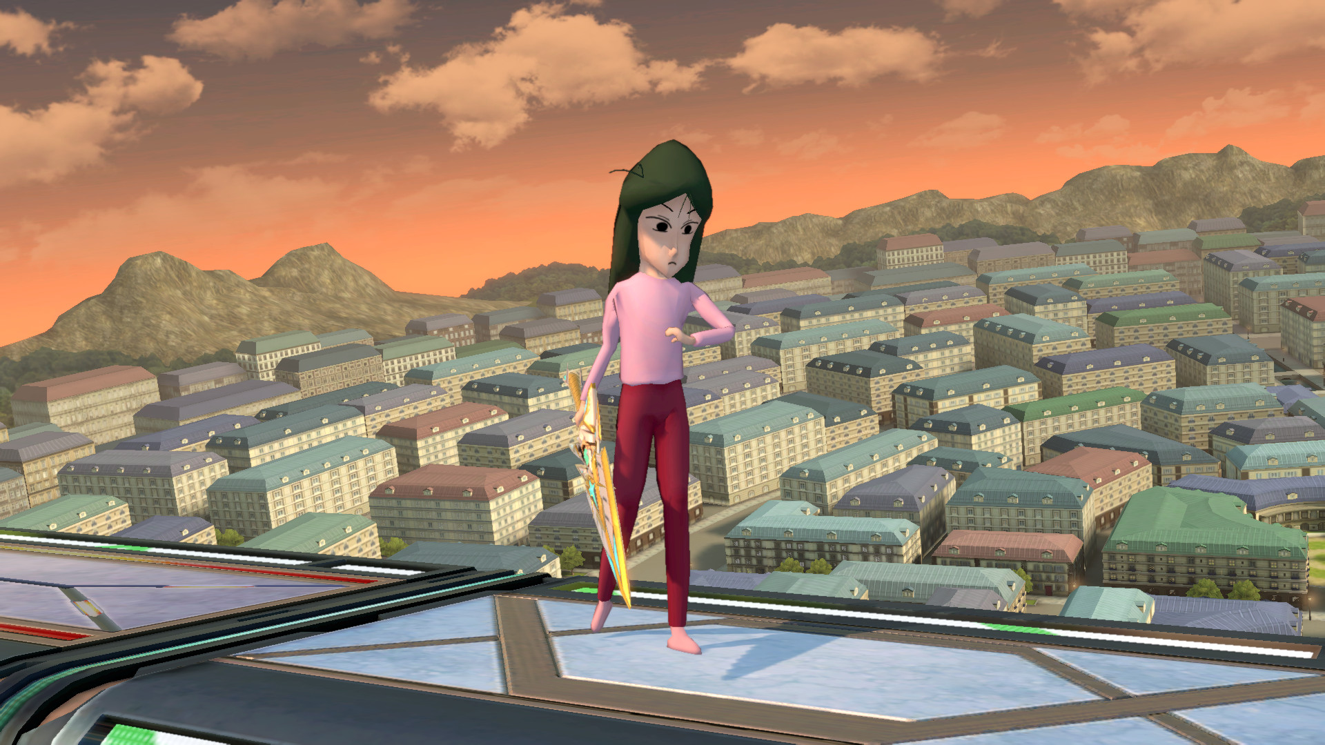 Dori & Uma / Midori & Ume (Shin Chan) over Pythra Mod for Super Smash ...