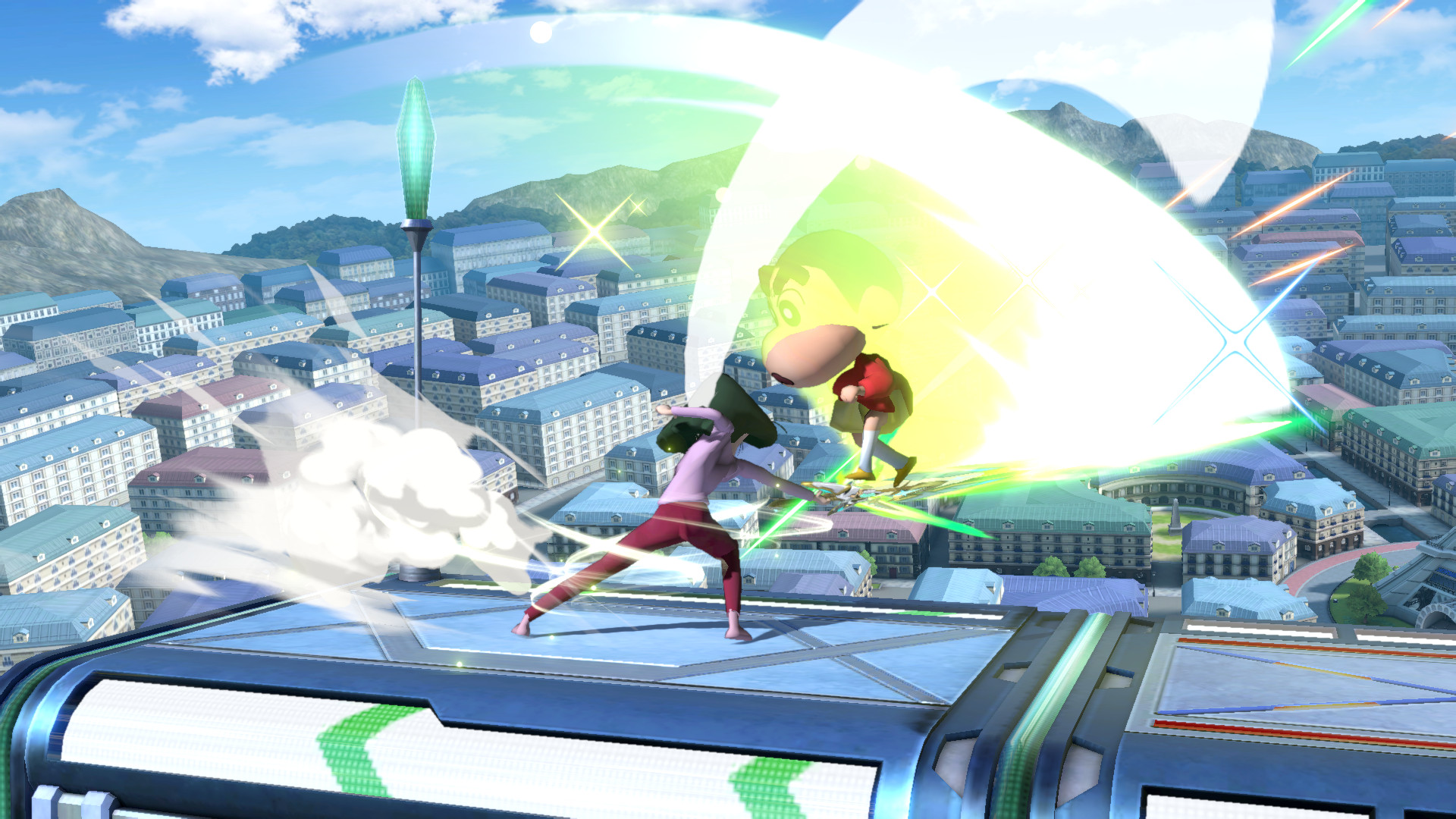 Dori & Uma / Midori & Ume (Shin Chan) over Pythra Mod for Super Smash ...