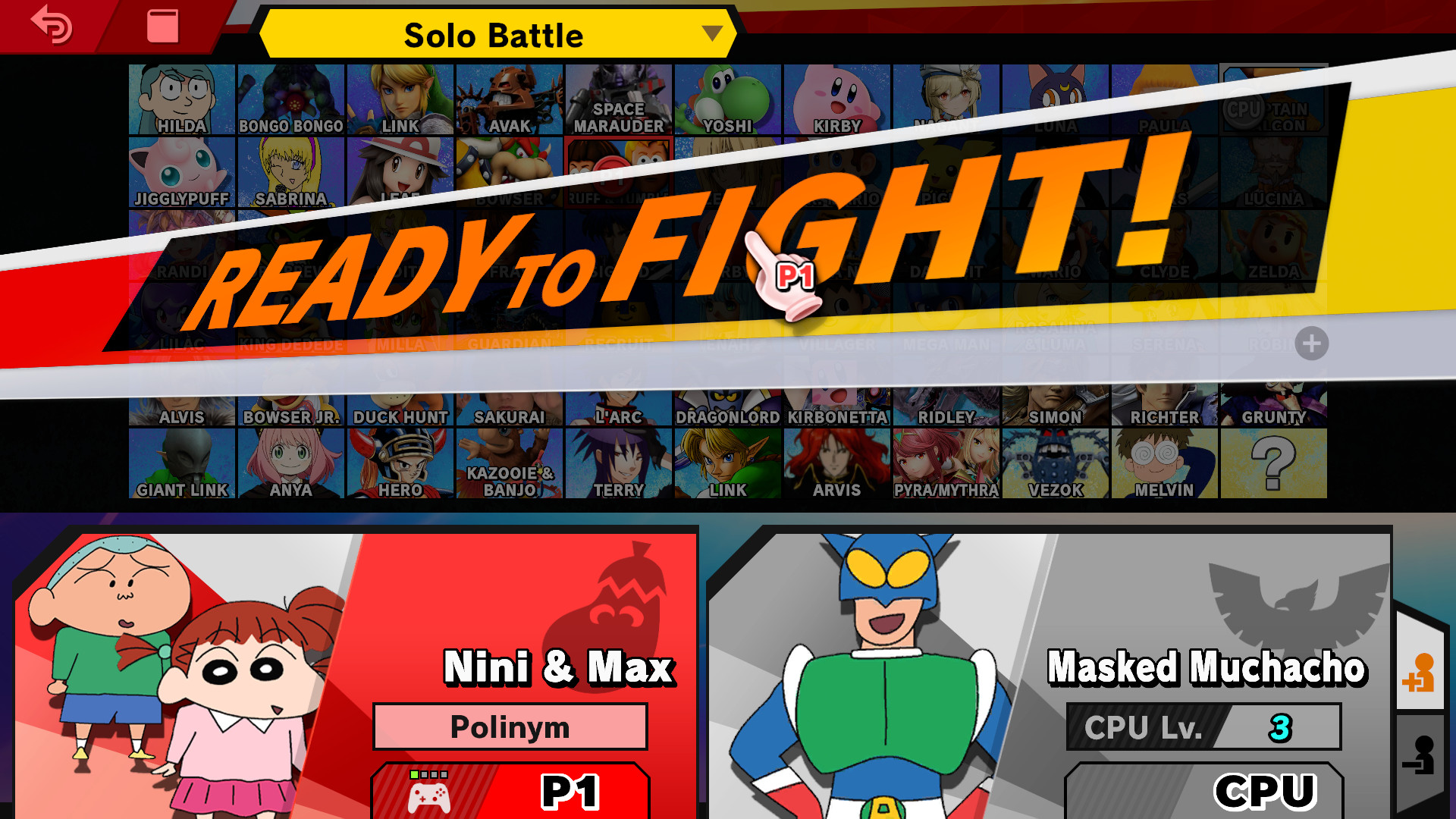 Nini & Max / Nene & Masao (Shin Chan) Ice Climbers Mod for Super Smash ...