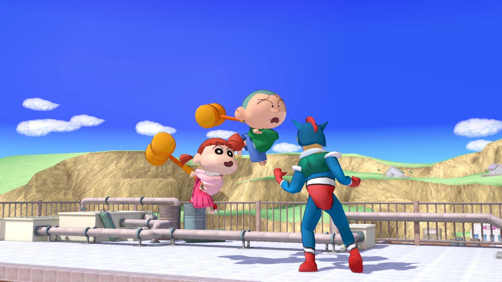 Nini & Max / Nene & Masao (Shin Chan) Ice Climbers Mod for Super Smash ...