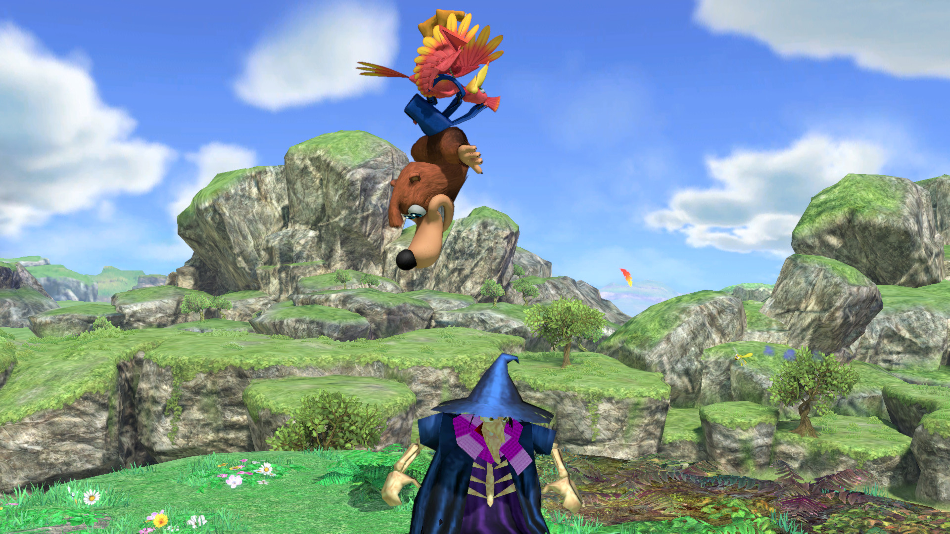 Kazooie-Banjo (Kazooie with Banjo in the Backpack) Mod for Super Smash ...